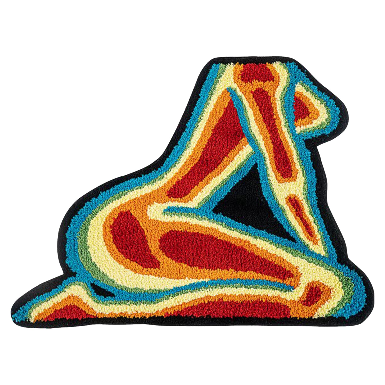 KUOZHUOW Handmade Female Body Rug Shape Tufted Carpet Plush Soft ...