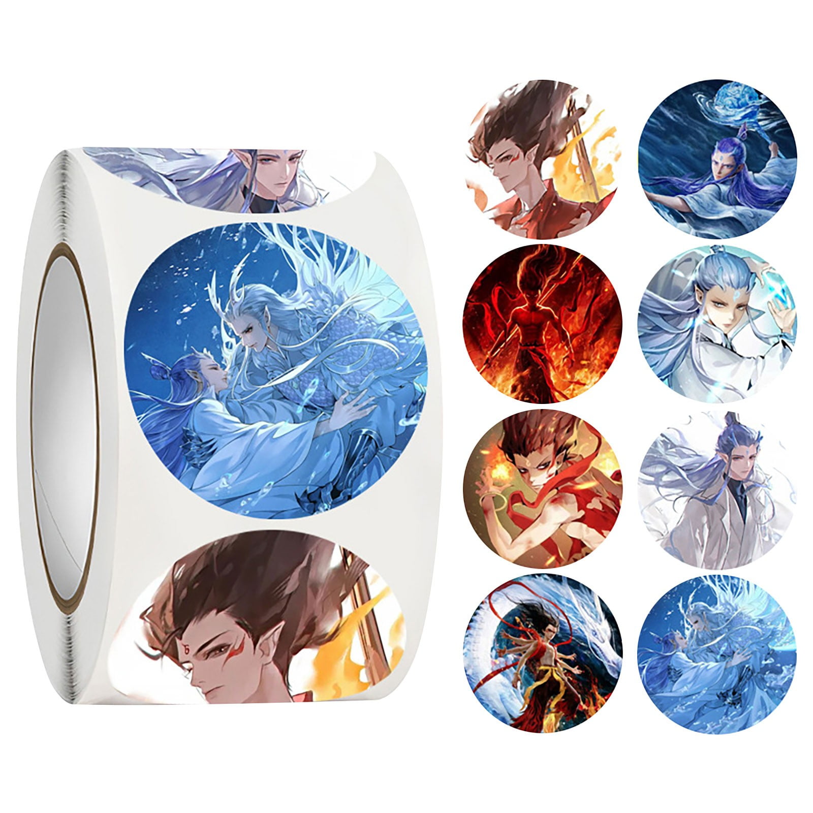KUOZHUOW Nezha 2 Stickers Nezha Aobing Peripheral Decorative Ledger ...