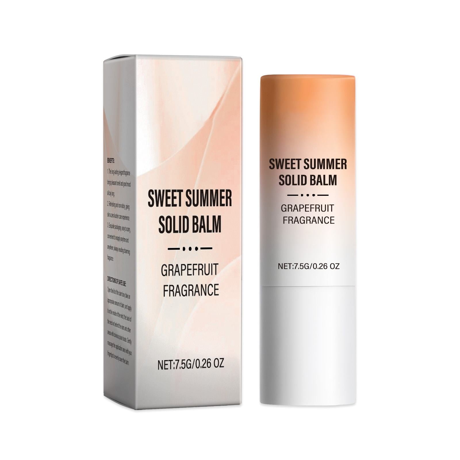 KUOZHUOW Sweet Summer Solid Balm， Solid Perfume， Long Lasting Fragrance ...