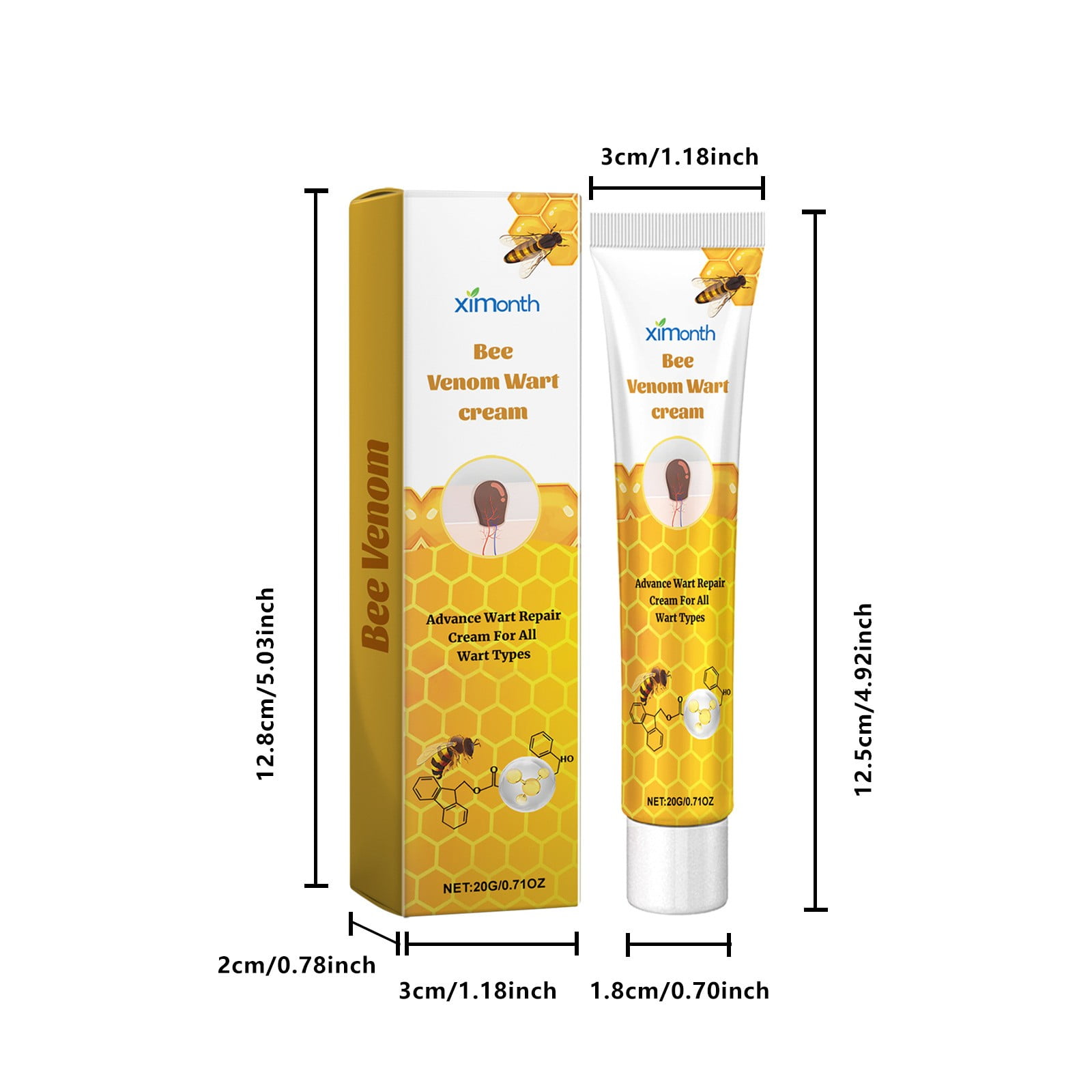 KUOZHUOW Wart Ointment Smooth Skin Fade Mole Spotting Wart Ointment ...