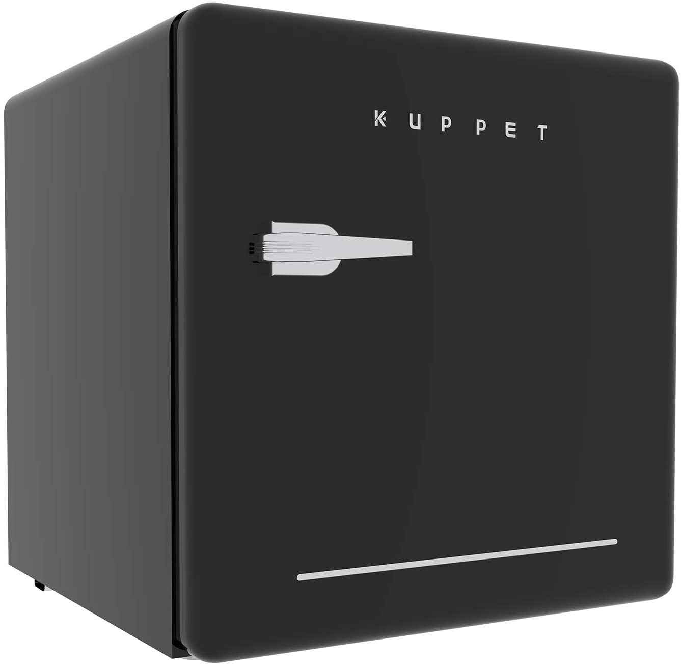 KUPPET Classic Retro Compact Refrigerator Single Door, Mini Fridge with ...