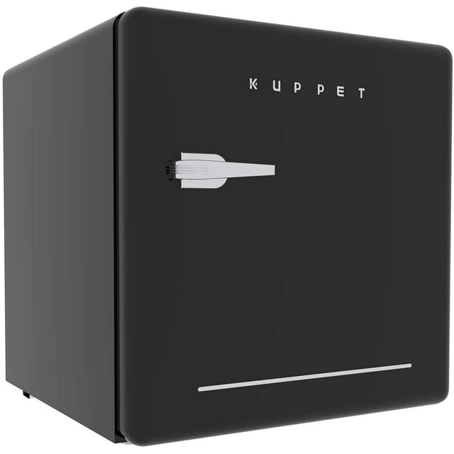 KUPPET Classic Retro Compact Refrigerator Single Door, Mini Fridge with ...