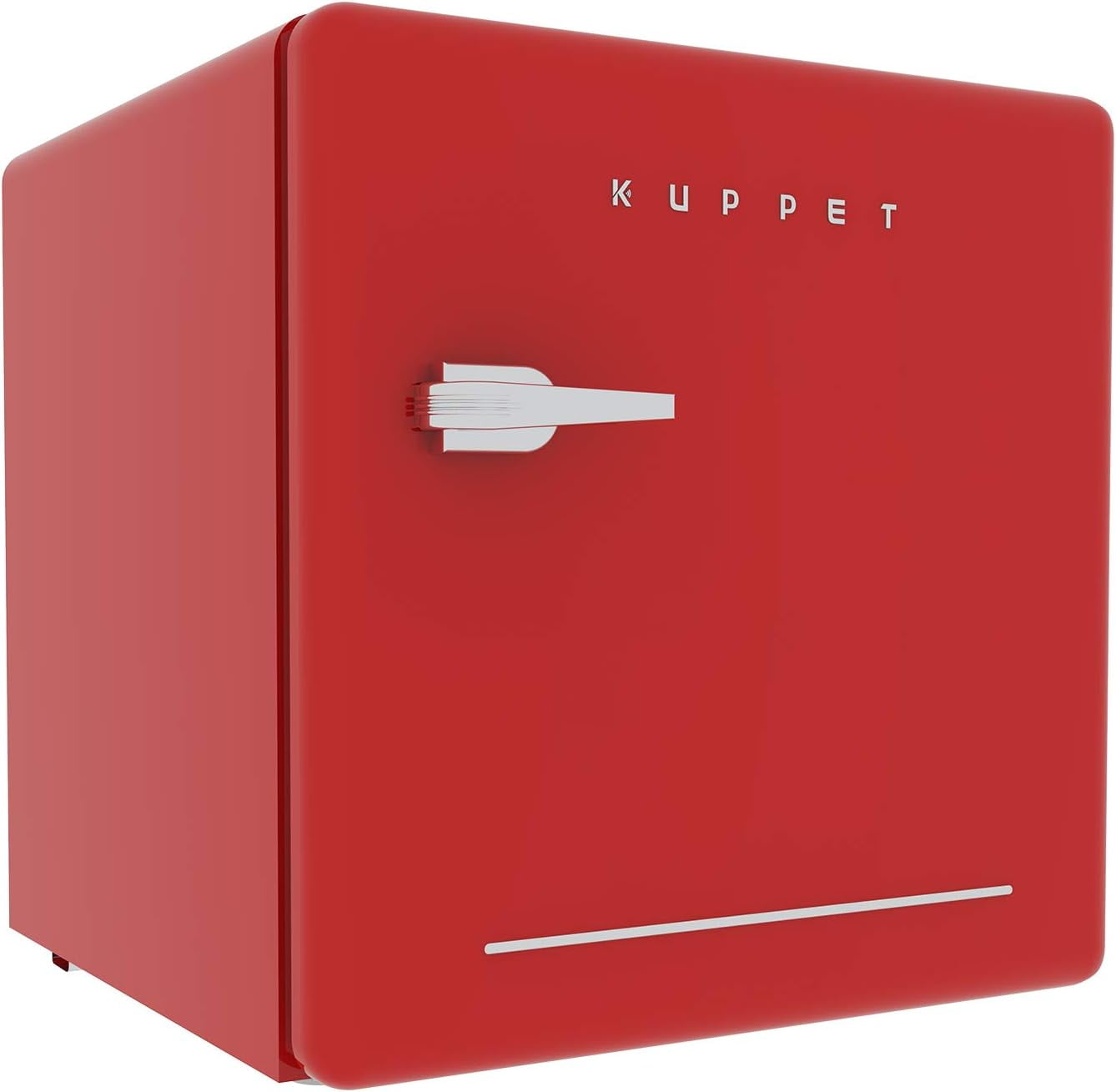 KUPPET Classic Retro Compact Refrigerator Single Door, Mini Fridge with ...