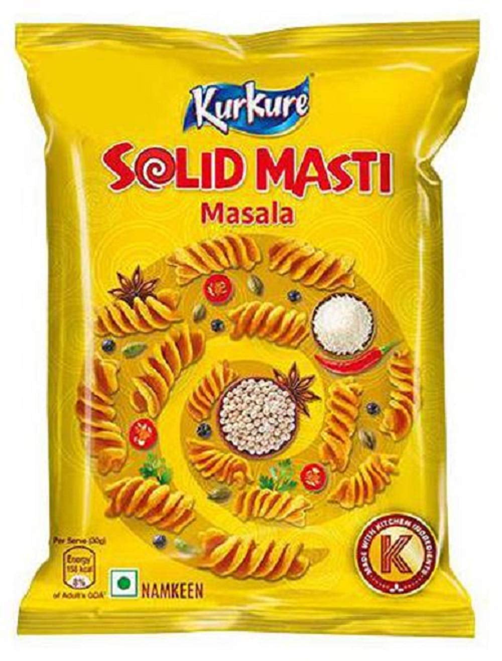 KURKURE Solid Masti Snacks Pack of 6 - 90 Grams (3.17oz) - Walmart.com