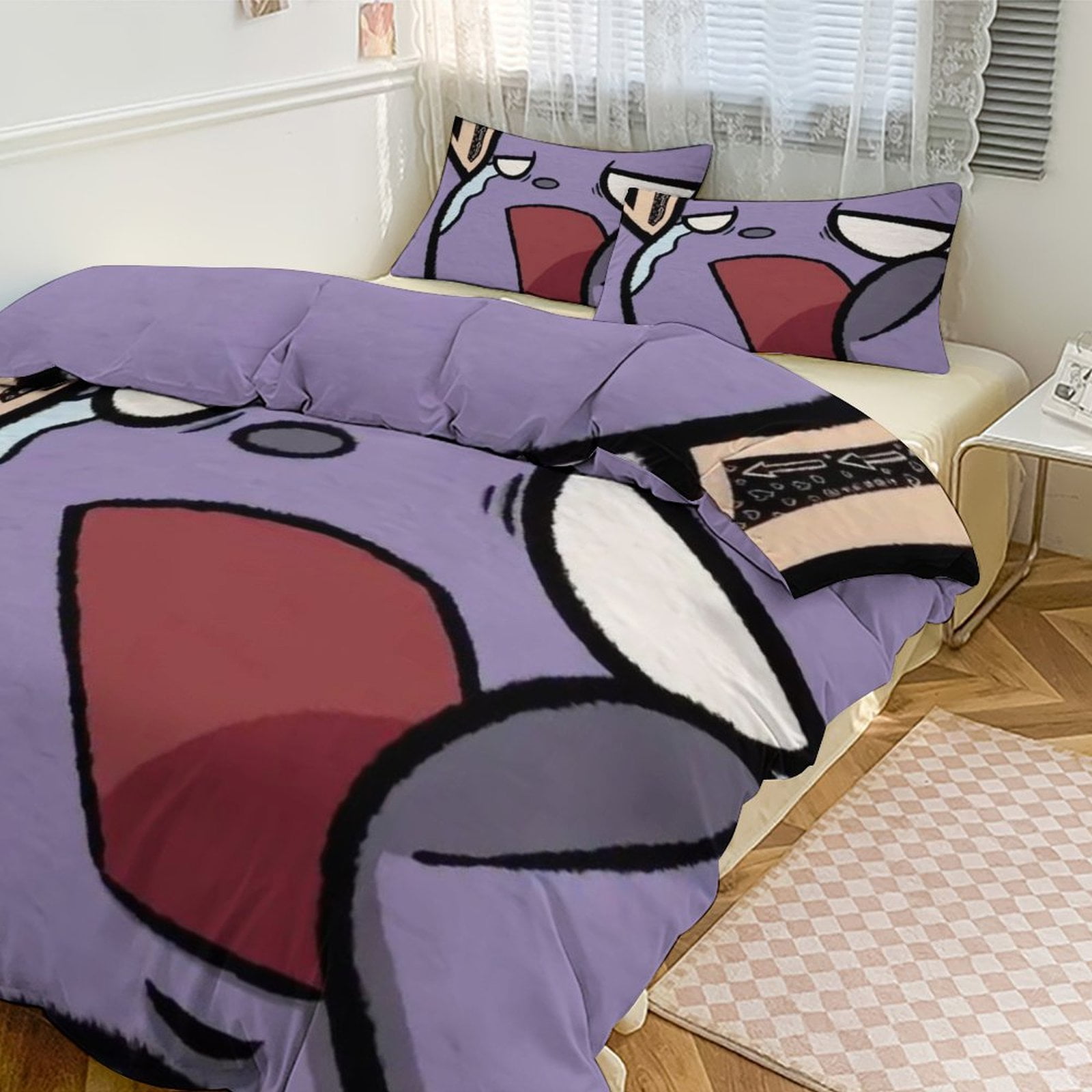 KURO-MI Bedding Set Anime Three-piece for Boys Girls Teens Queen KURO ...