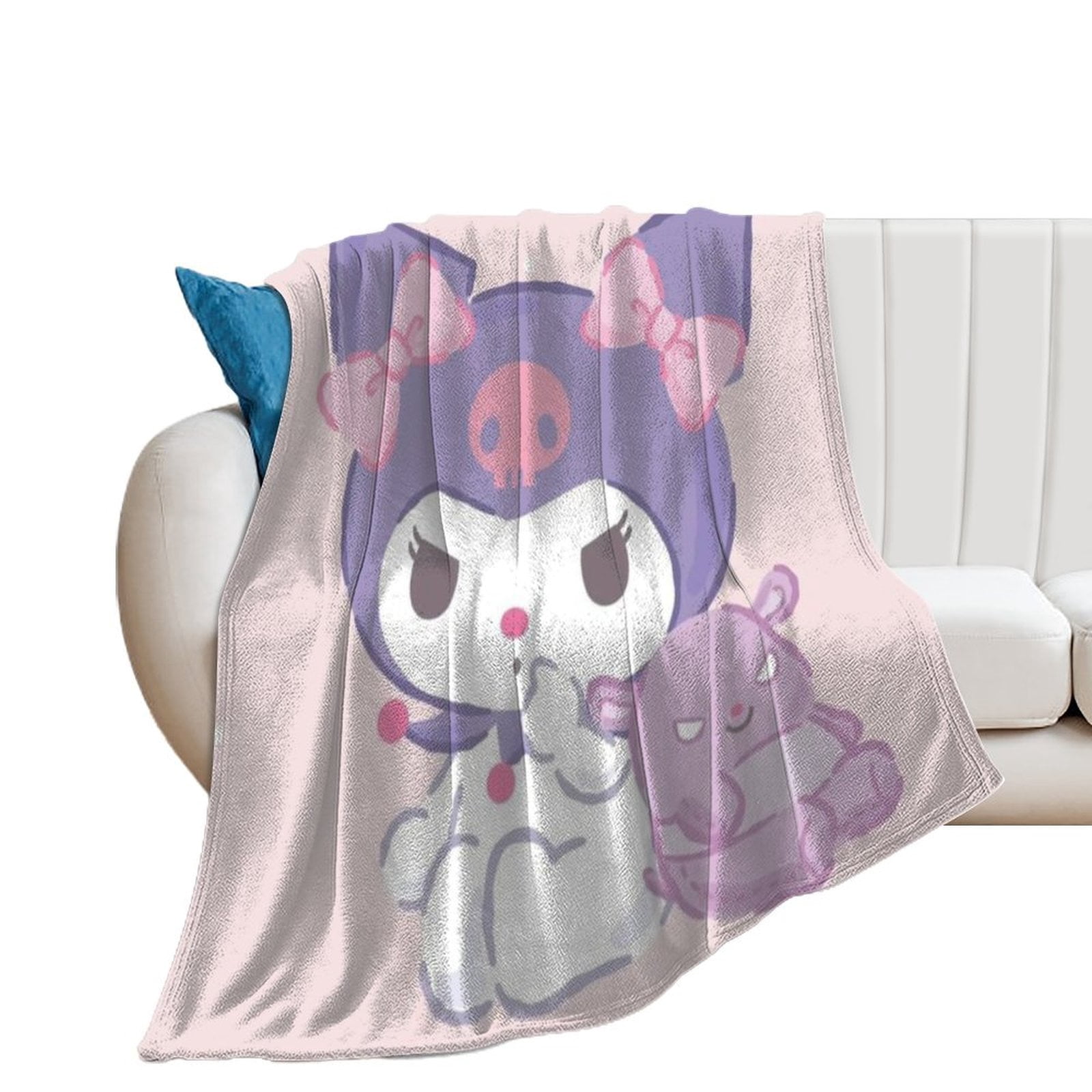 KURO-MI Throw Blanket Flannel Anime for Girls Boys Men Women KURO-MI ...