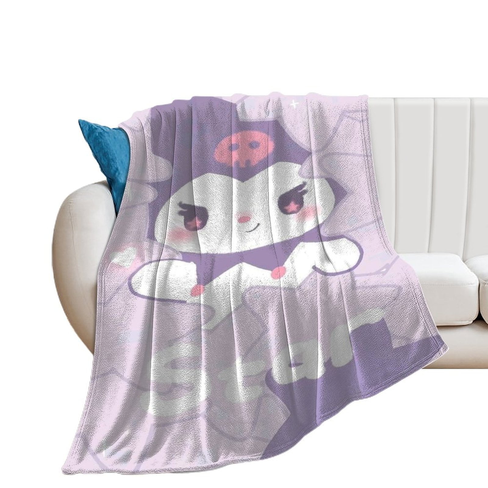 KURO-MI Throw Blanket Flannel Anime for Girls Boys Men Women KURO-MI ...
