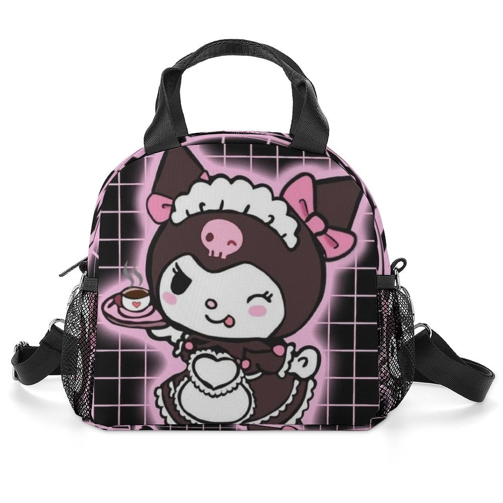 KUROMI Lunch Bag Insulated Crossbody Anime for Work Picnic Travel Gift ...