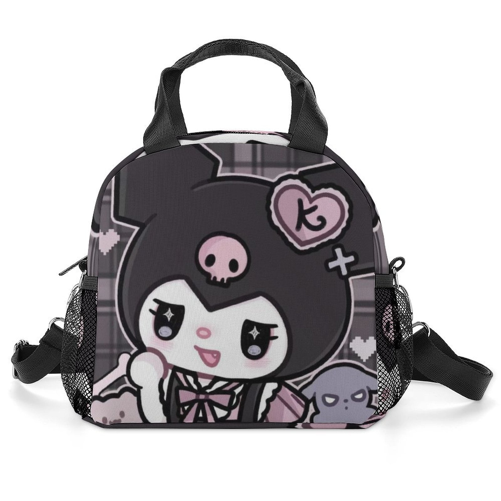 KUROMI Lunch Bag Insulated Crossbody Anime for Work Picnic Travel Gift ...