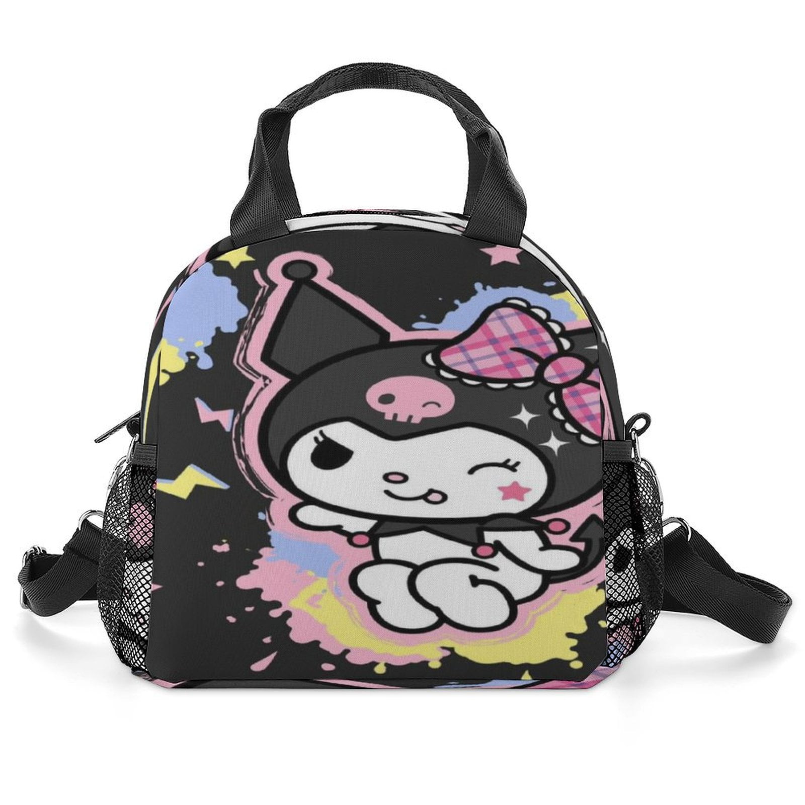 KUROMI Lunch Bag Insulated Crossbody Anime for Work Picnic Travel Gift ...