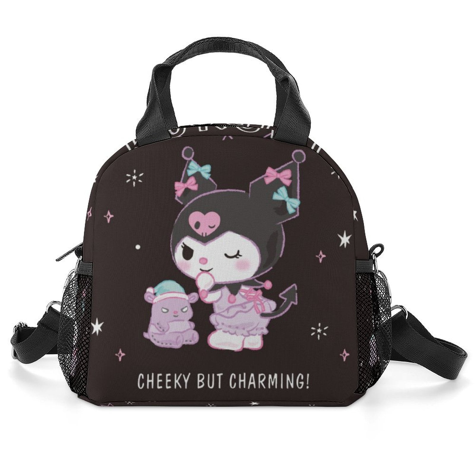 KUROMI Lunch Bag Insulated Crossbody Anime for Work Picnic Travel Gift ...