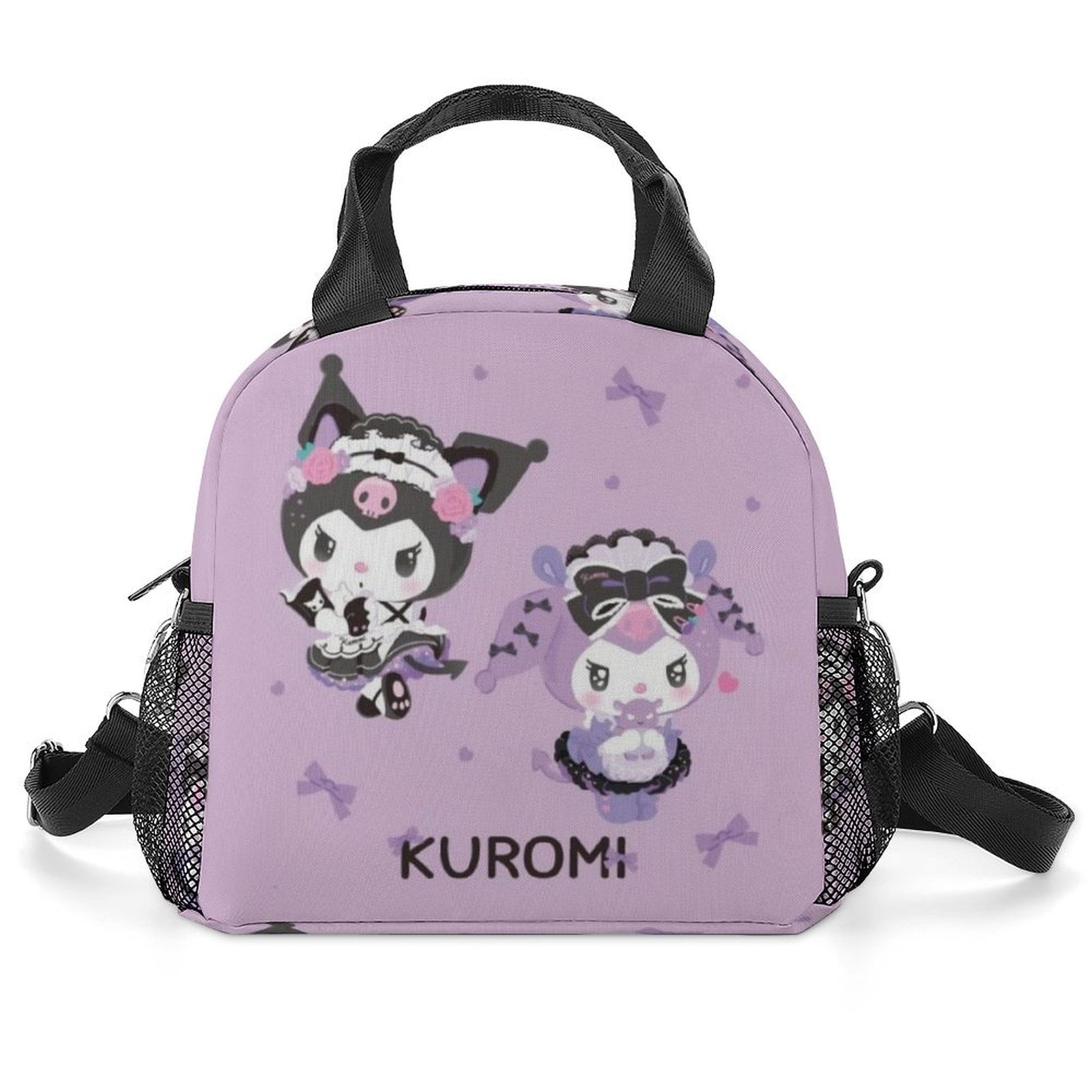 KUROMI Lunch Bag Insulated Crossbody Anime for Work Picnic Travel Gift ...