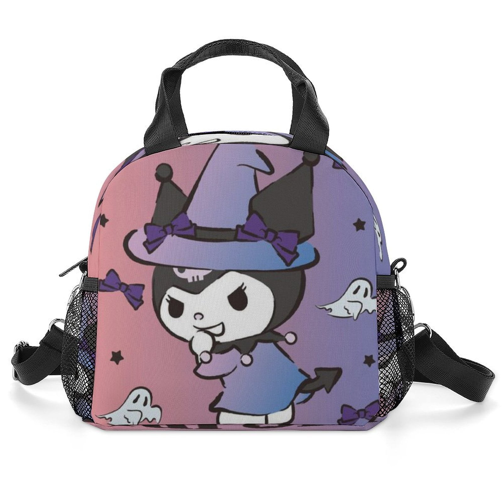 KUROMI Lunch Bag Insulated Crossbody Anime for Work Picnic Travel Gift ...