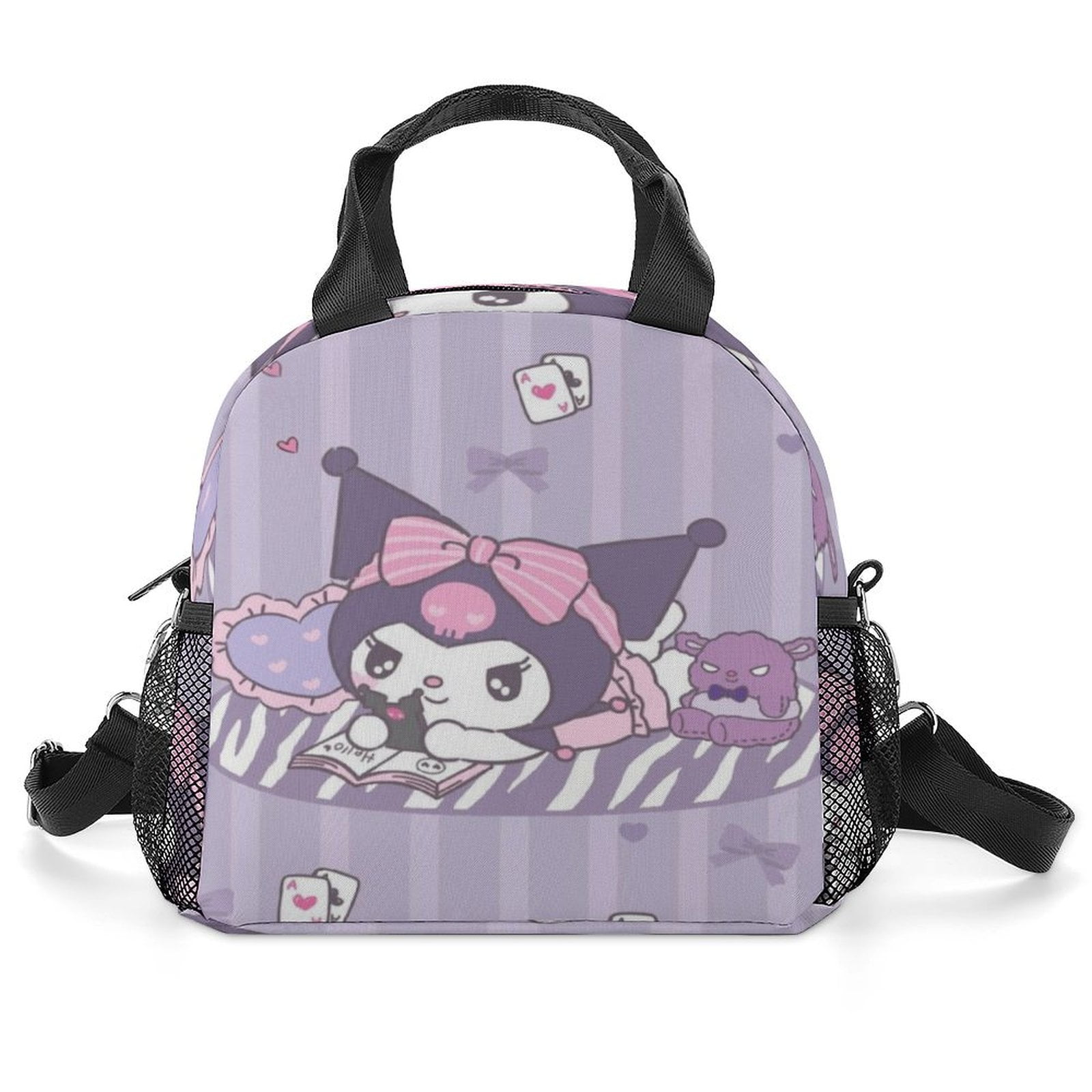 KUROMI Lunch Bag Insulated Crossbody Anime for Work Picnic Travel Gift ...