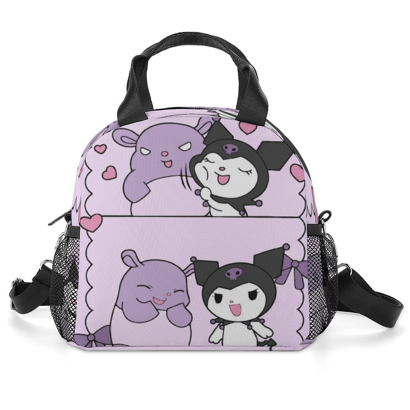 KUROMI Lunch Bag Insulated Crossbody Anime for Work Picnic Travel Gift ...