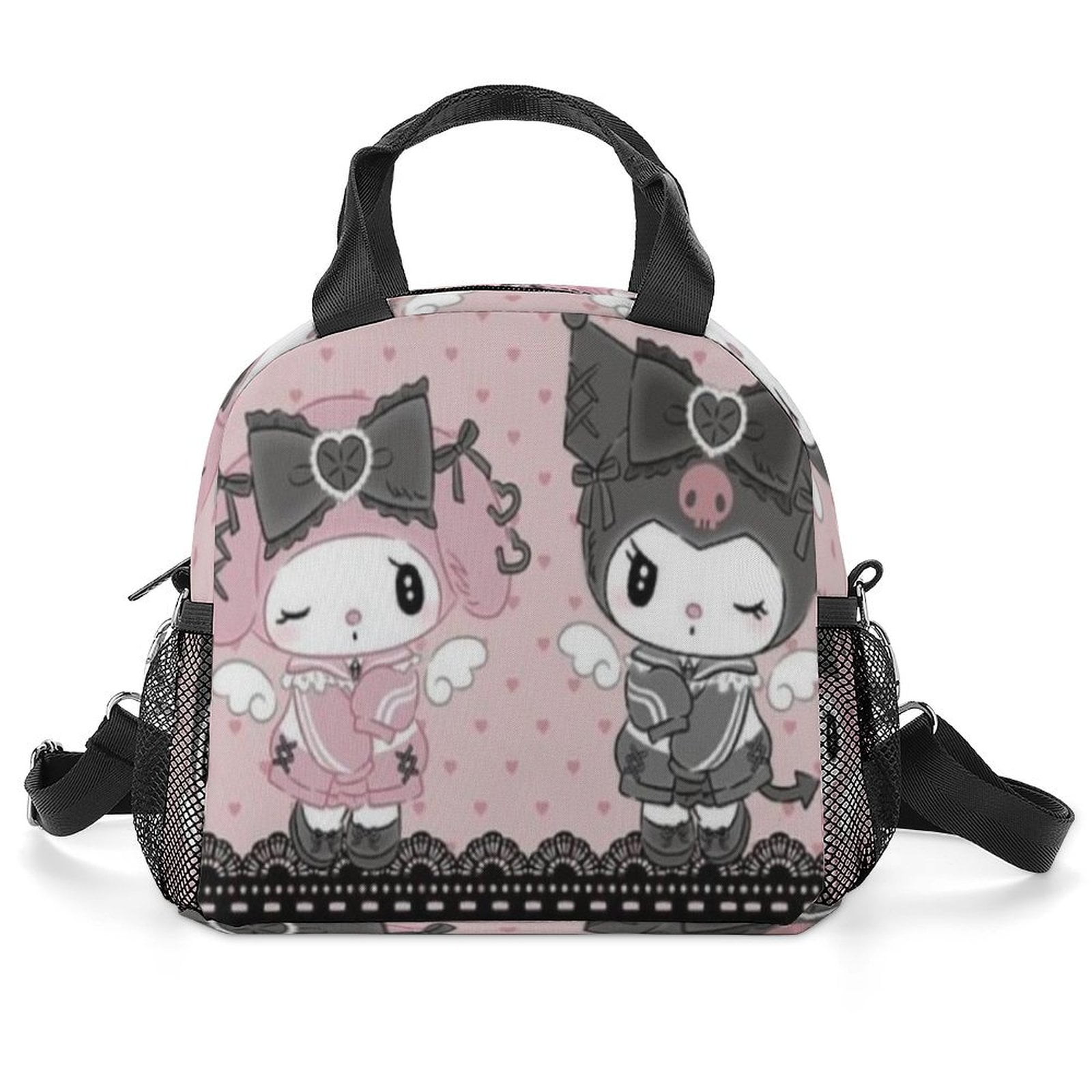 KUROMI Lunch Bag Insulated Crossbody Anime for Work Picnic Travel Gift ...