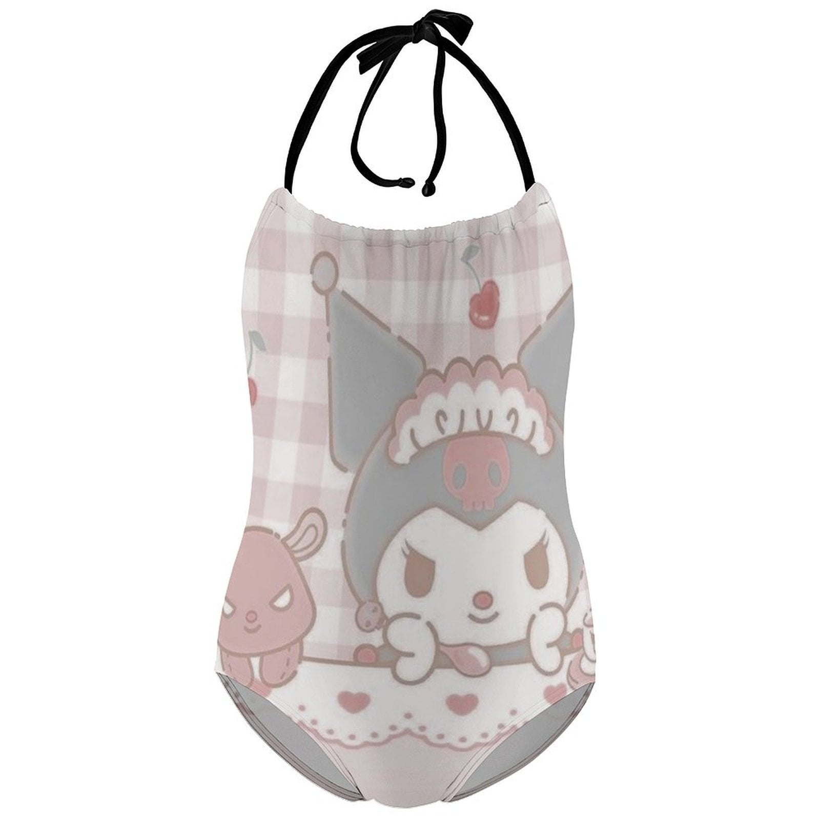 KUROMI Swimsuit Anime Cute for Girls Gift 10-12Y（150cm） KUROMI Merch ...