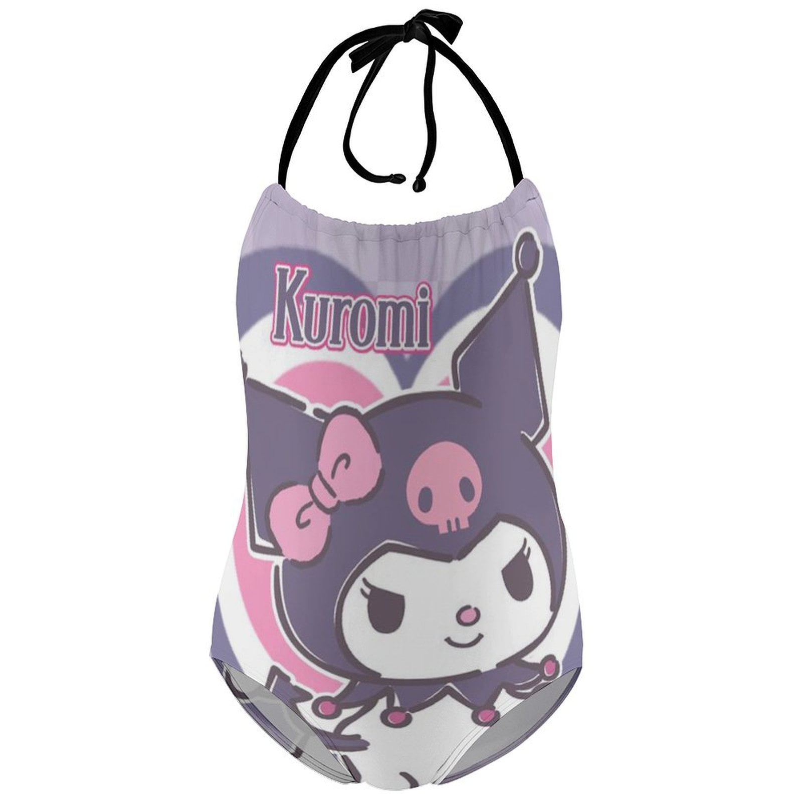 KUROMI Swimsuit Anime Cute for Girls Gift 11-13Y（160cm） KUROMI Merch ...