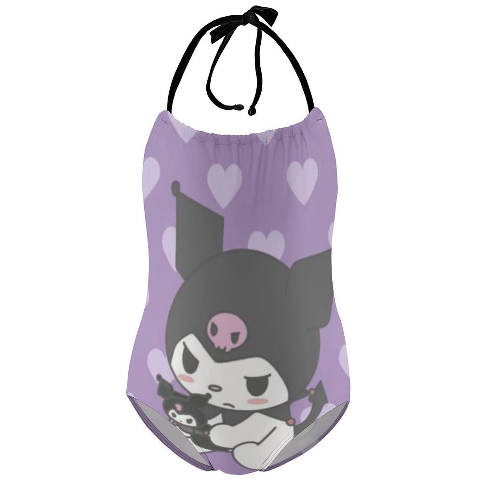 KUROMI Swimsuit Anime Cute for Girls Gift 11-13Y（160cm） KUROMI Merch ...