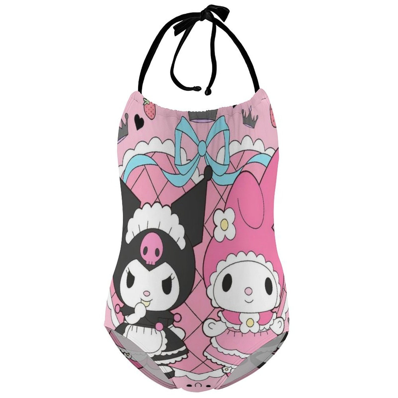 KUROMI Swimsuit Anime Cute for Girls Gift 12-14Y（170cm） KUROMI Merch ...