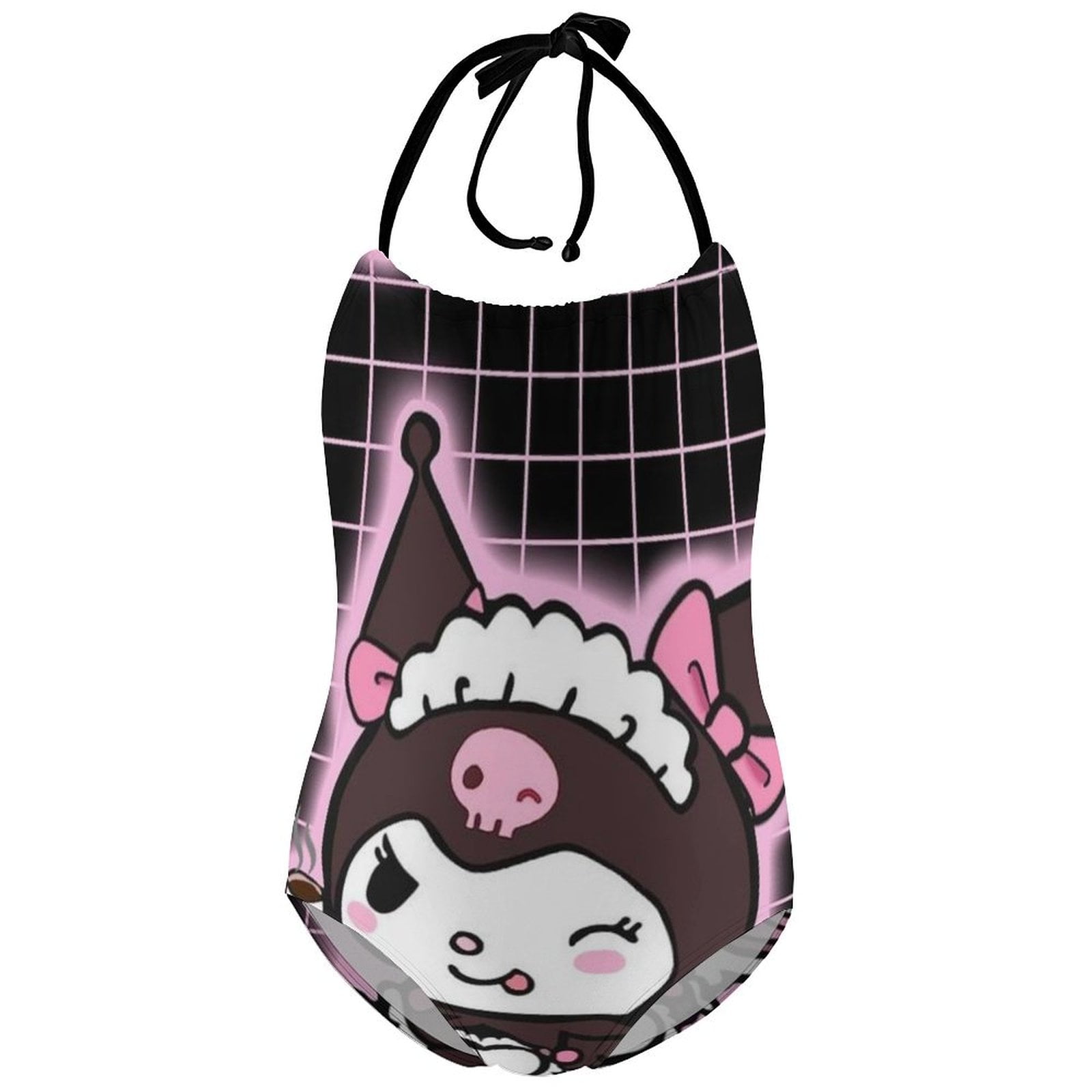 KUROMI Swimsuit Anime Cute for Girls Gift 12-14Y（170cm） KUROMI Merch ...