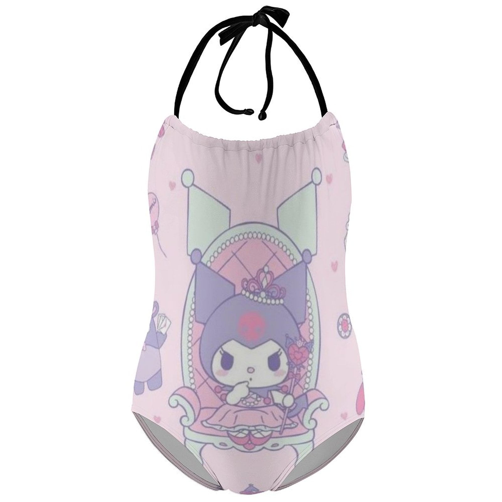KUROMI Swimsuit Anime Cute for Girls Gift 12-14Y（170cm） KUROMI Merch ...