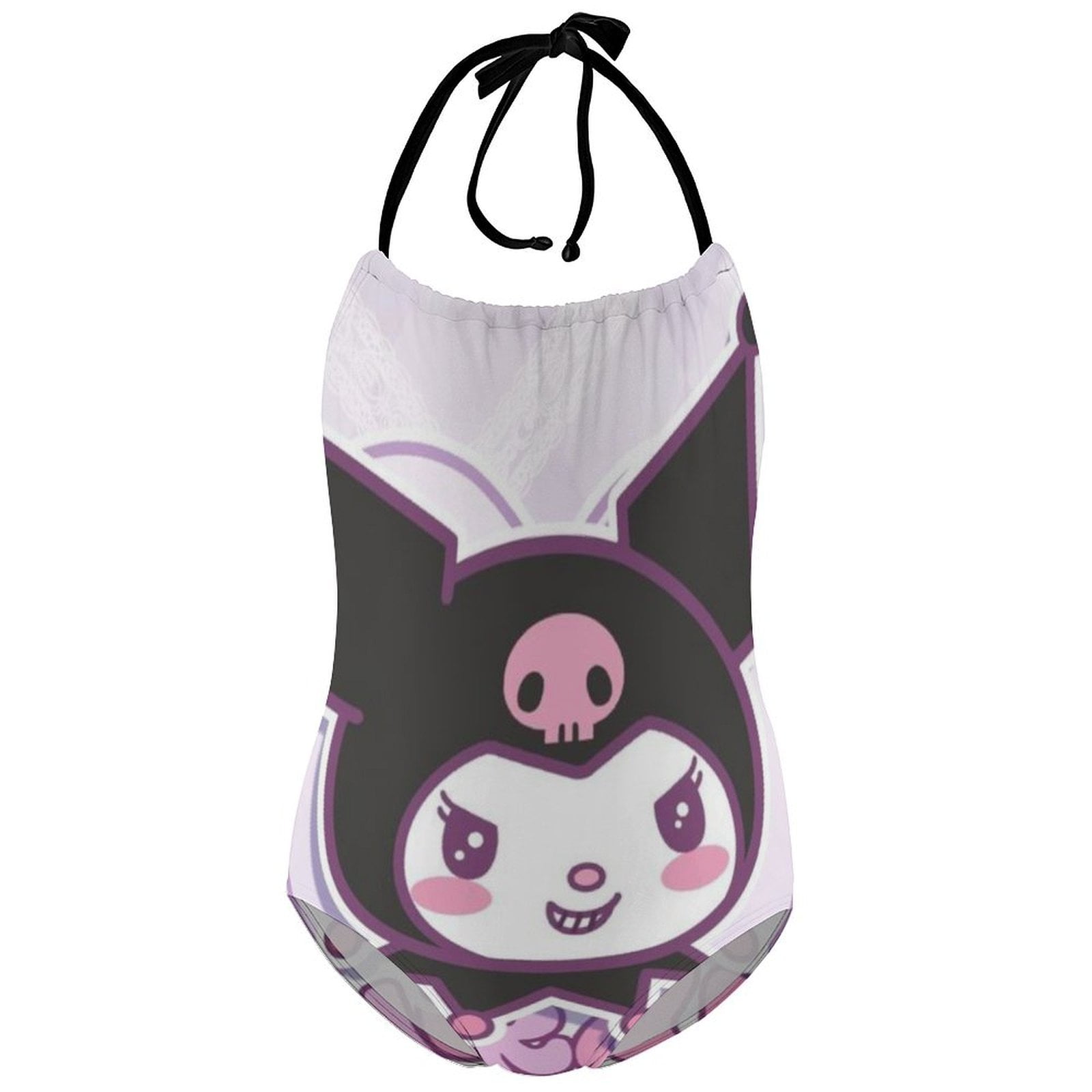 KUROMI Swimsuit Anime Cute for Girls Gift 6-7Y（110cm） KUROMI Merch ...