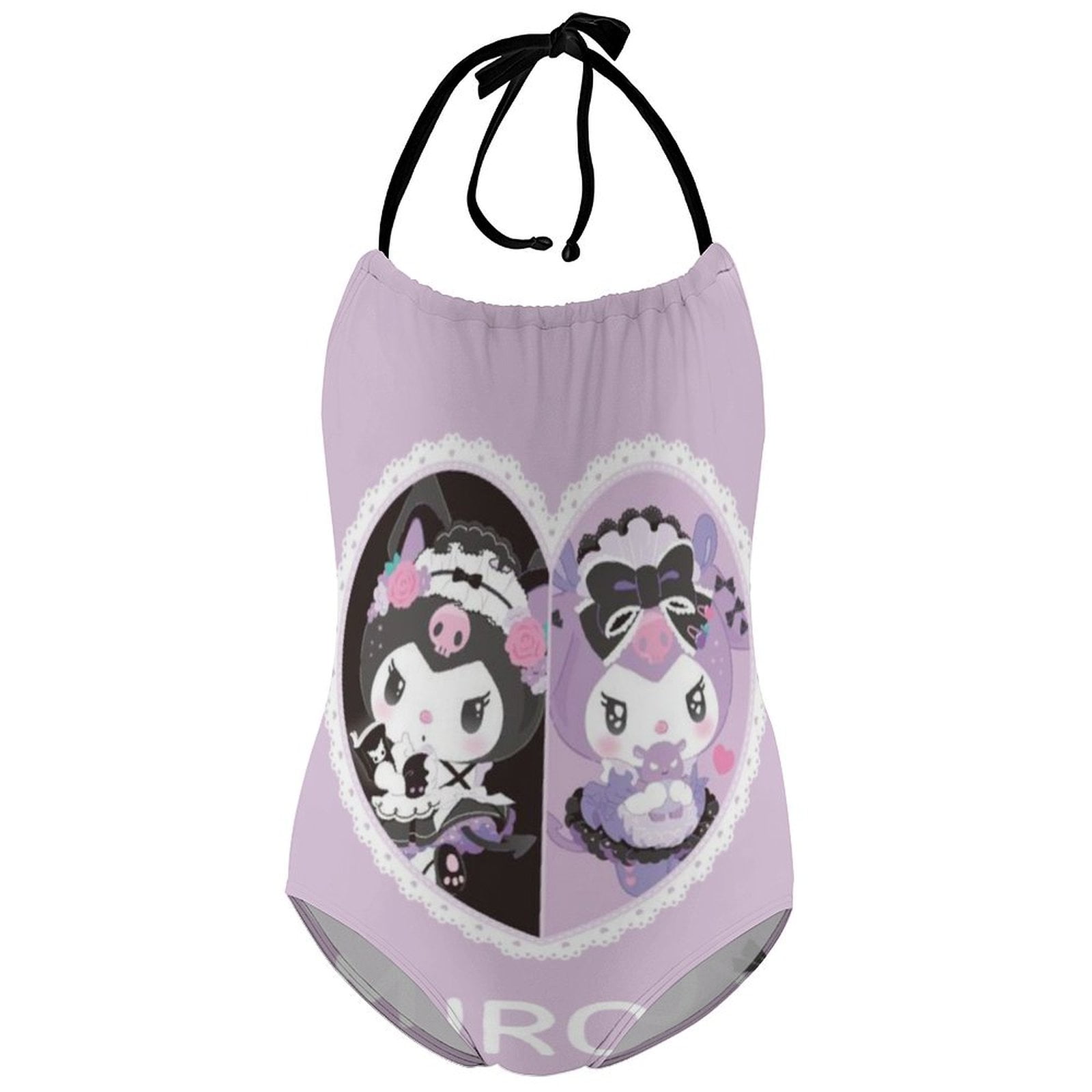 KUROMI Swimsuit Anime Cute for Girls Gift 6-7Y（110cm） KUROMI Merch ...