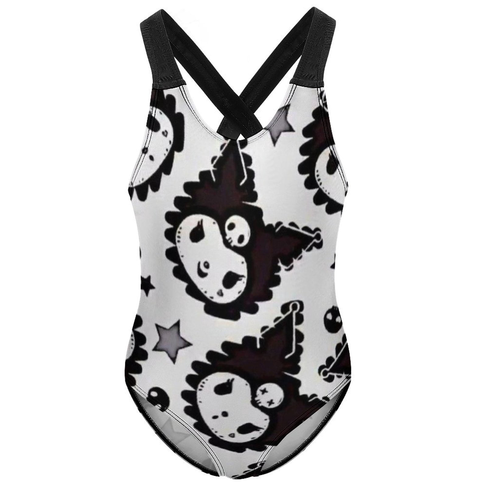 KUROMI Swimsuit Anime Cute for Girls Gift 6-7Y（110cm） KUROMI Merch ...