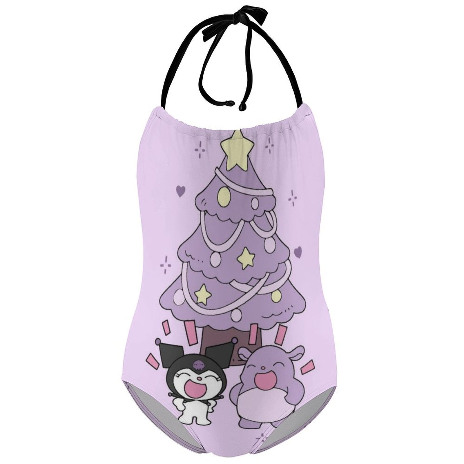 KUROMI Swimsuit Anime Cute for Girls Gift 7-9Y（120cm） KUROMI Merch ...