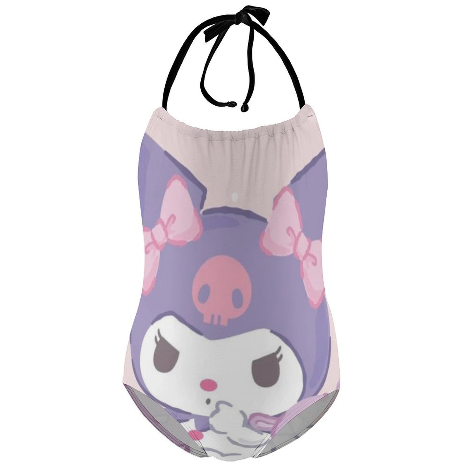 KUROMI Swimsuit Anime Cute for Girls Gift 7-9Y（120cm） KUROMI Merch ...