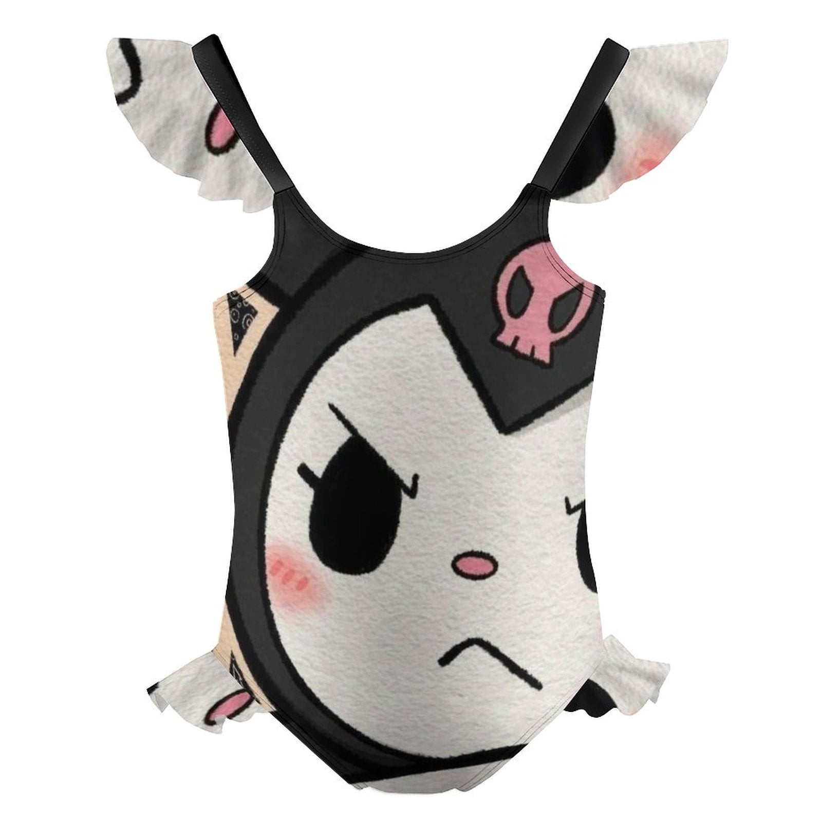 KUROMI Swimsuit Anime Cute for Girls Gift 7-9Y（120cm） KUROMI Merch ...