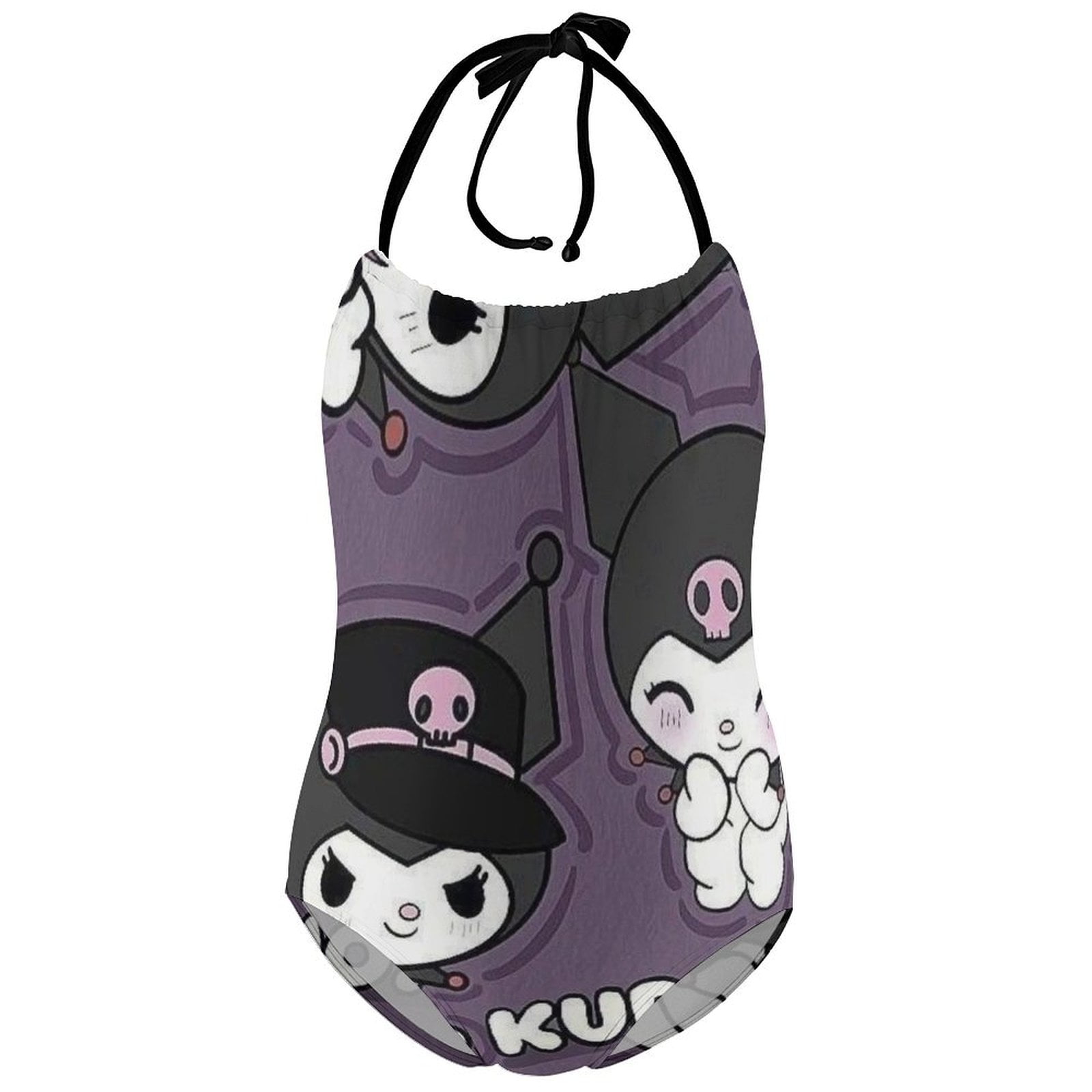 KUROMI Swimsuit Anime Cute for Girls Gift 7-9Y（120cm） KUROMI Merch ...
