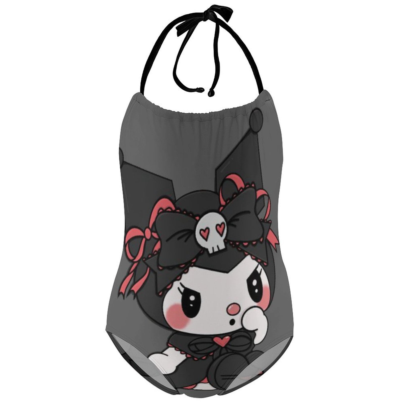 KUROMI Swimsuit Anime Cute for Girls Gift 7-9Y（120cm） KUROMI Merch ...