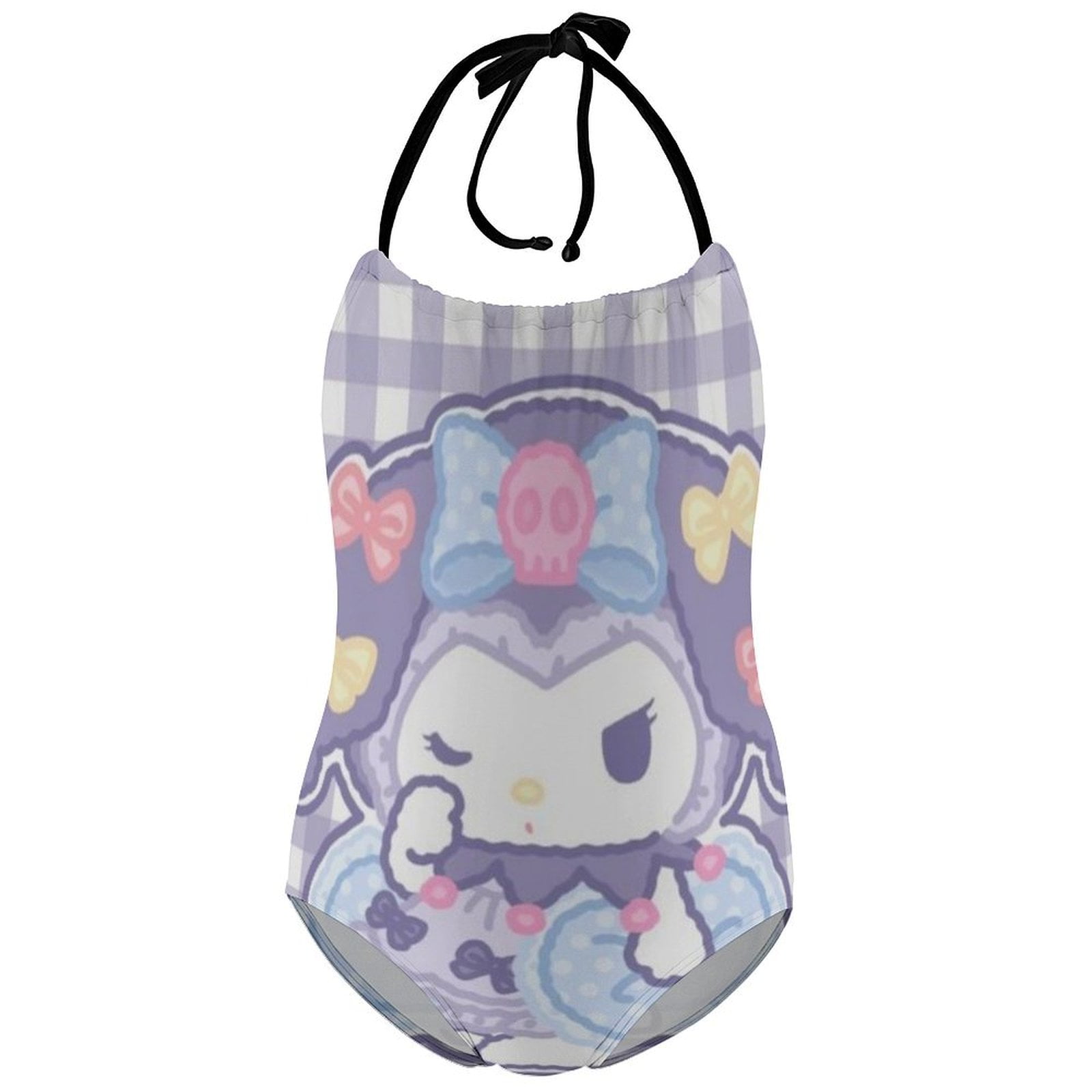 KUROMI Swimsuit Anime Cute for Girls Gift 7-9Y（120cm） KUROMI Merch ...