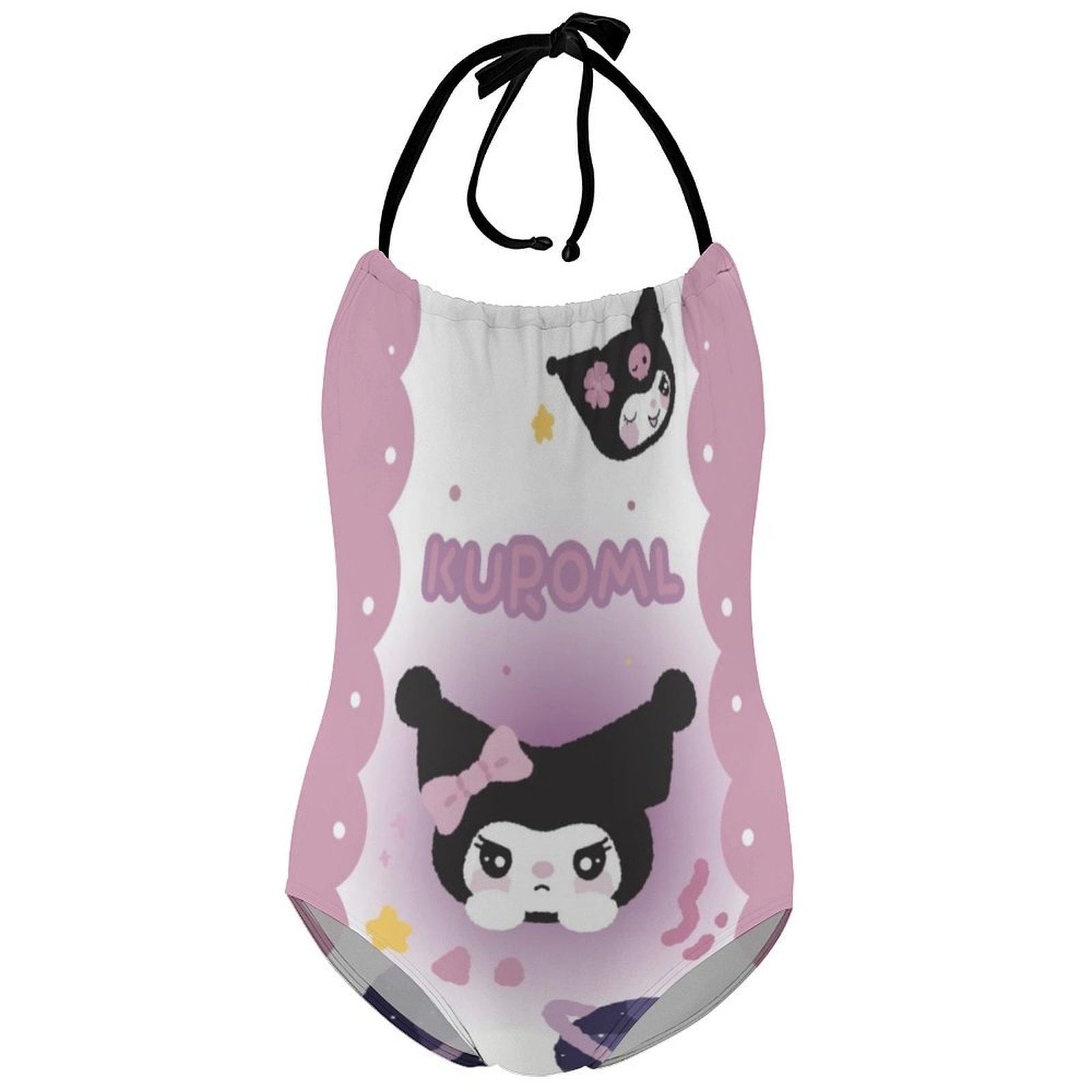 KUROMI Swimsuit Anime Cute for Girls Gift 7-9Y（120cm） KUROMI Merch ...