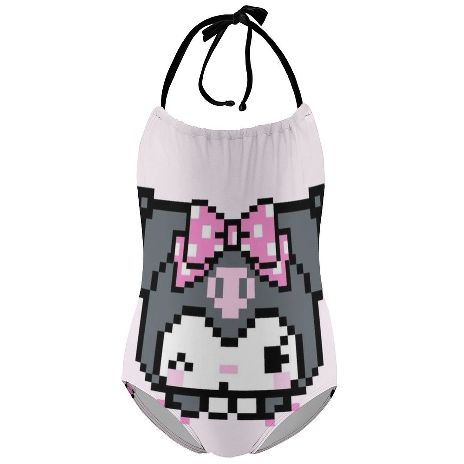 KUROMI Swimsuit Anime Cute for Girls Gift 8-10Y（130cm） KUROMI Merch ...