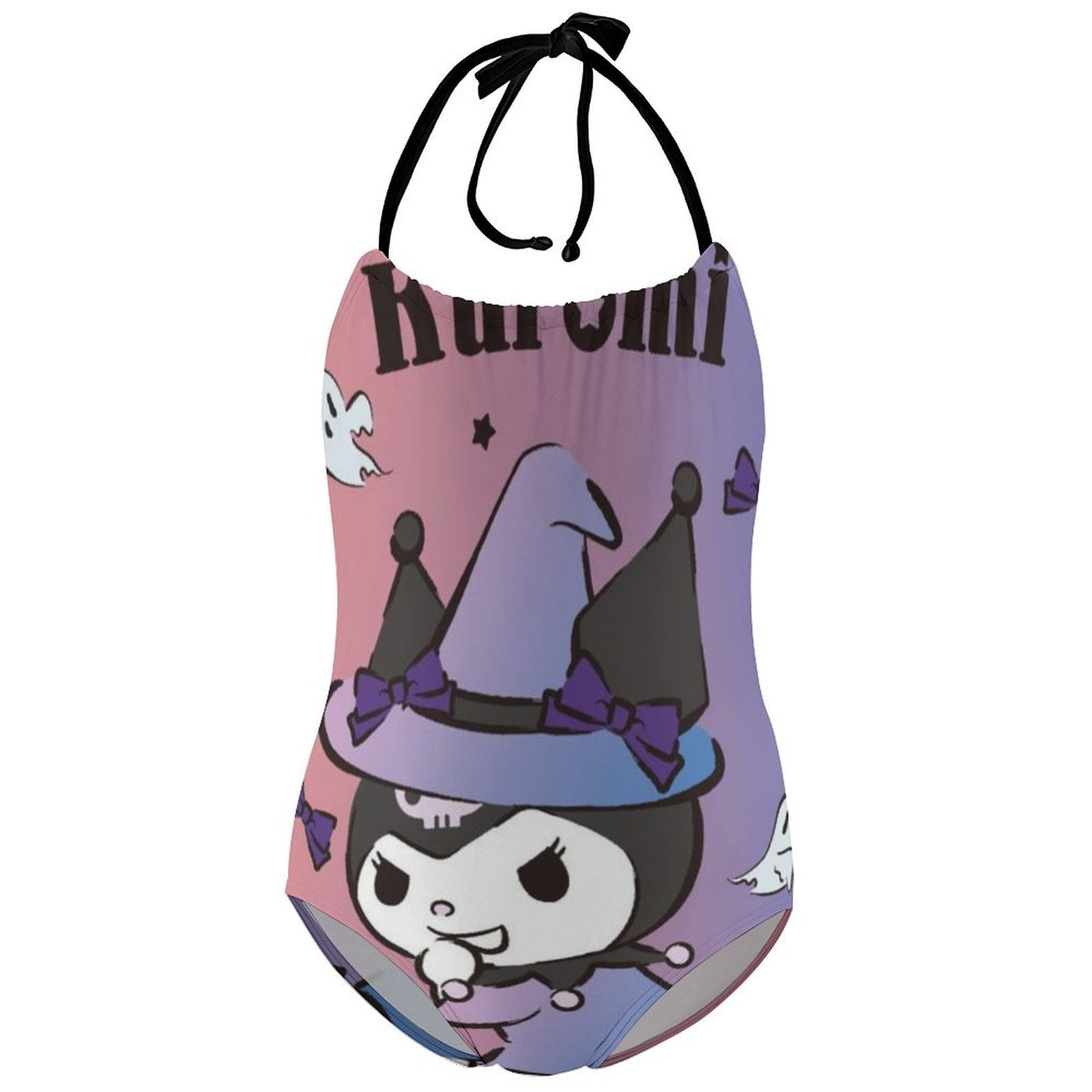 KUROMI Swimsuit Anime Cute for Girls Gift 9-11Y（140cm） KUROMI Merch ...