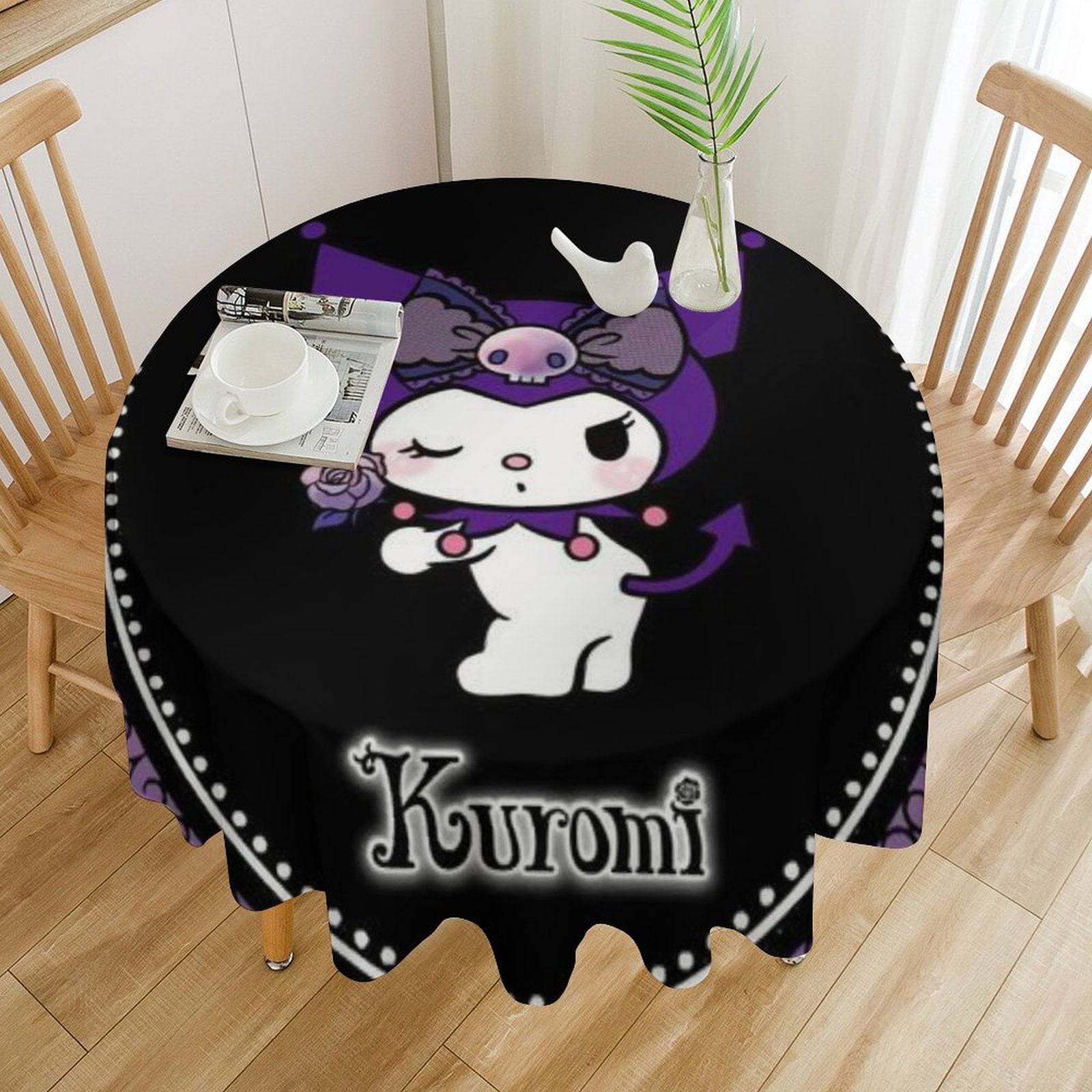 KUROMI Tablecloth Anime for Dining Table Picnic Gift 50x50in KUROMI ...