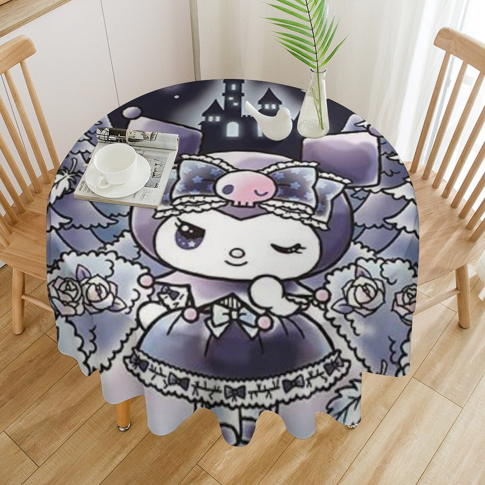 KUROMI Tablecloth Anime for Dining Table Picnic Gift 50x50in KUROMI ...
