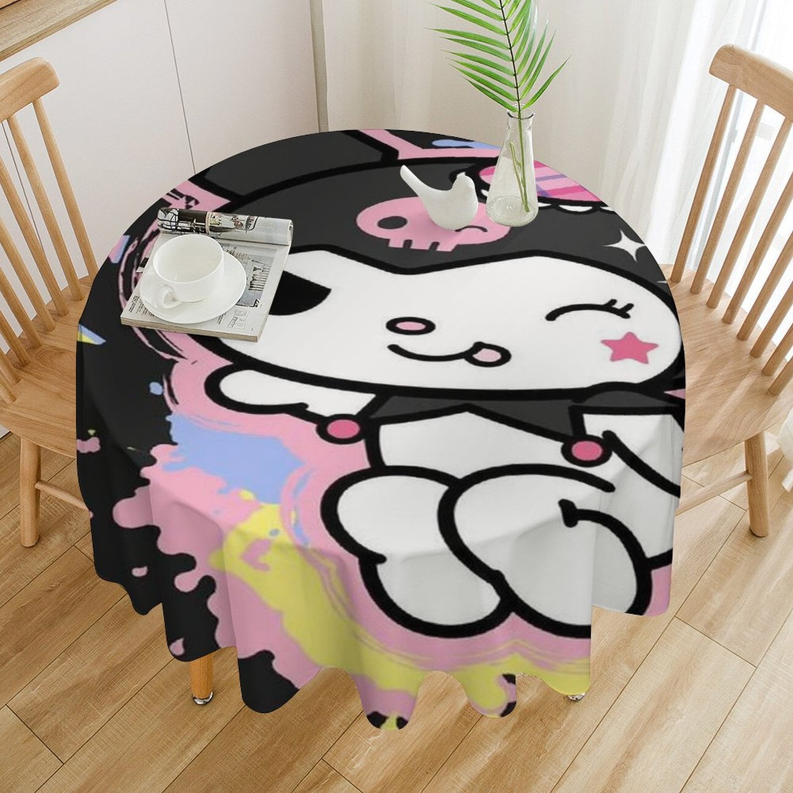 KUROMI Tablecloth Anime for Dining Table Picnic Gift 50x50in KUROMI ...