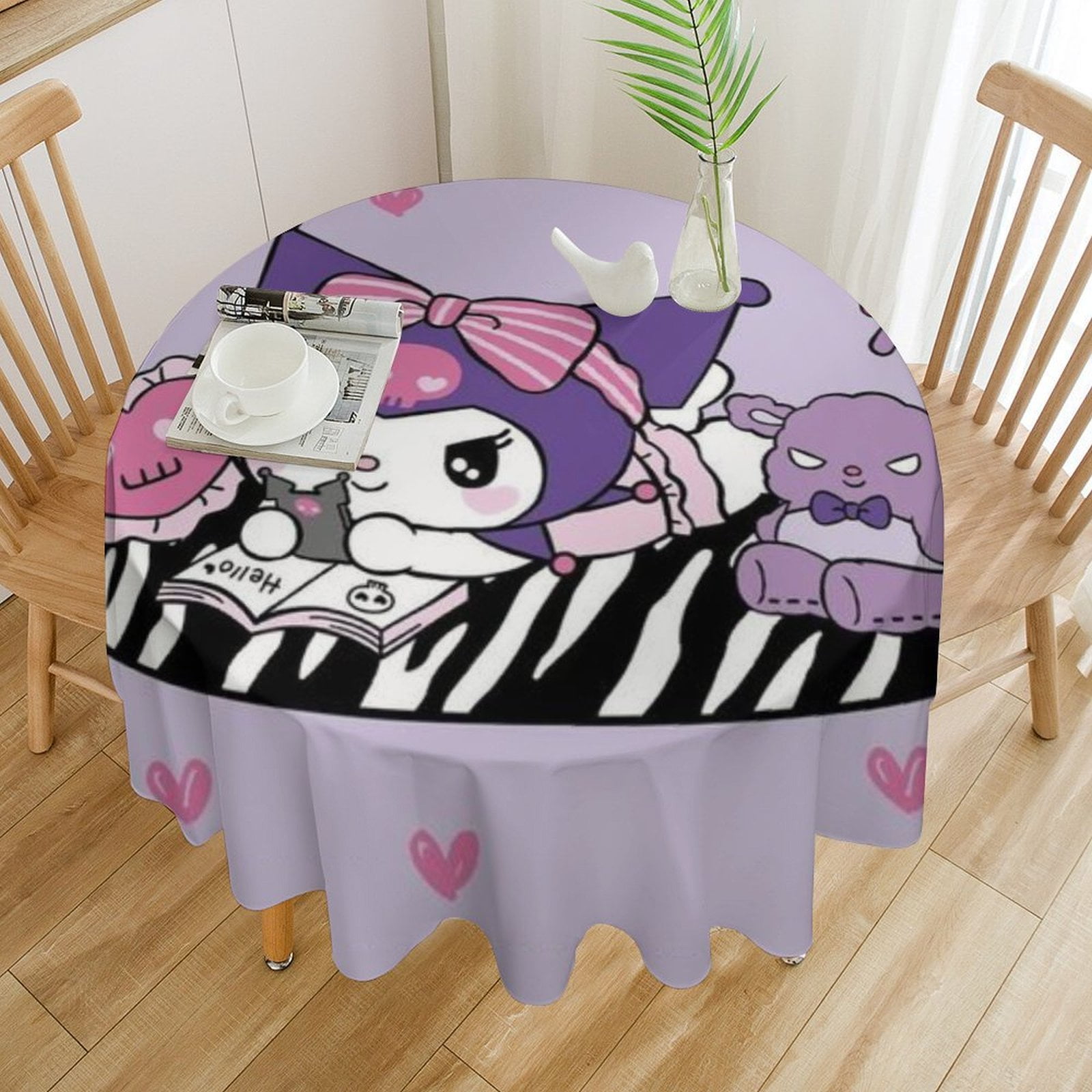 KUROMI Tablecloth Anime for Dining Table Picnic Gift 50x50in KUROMI ...