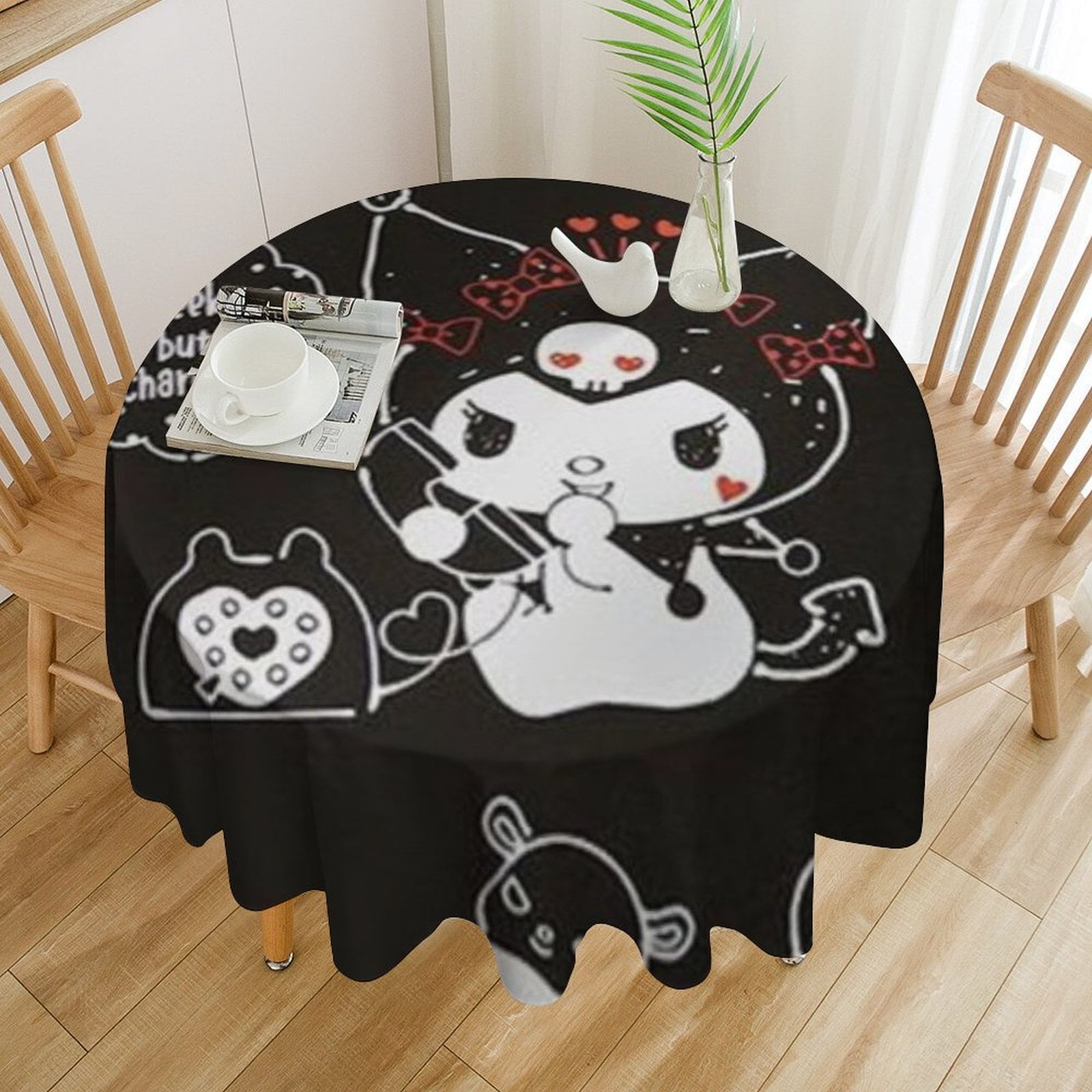 KUROMI Tablecloth Anime for Dining Table Picnic Gift 50x50in KUROMI ...