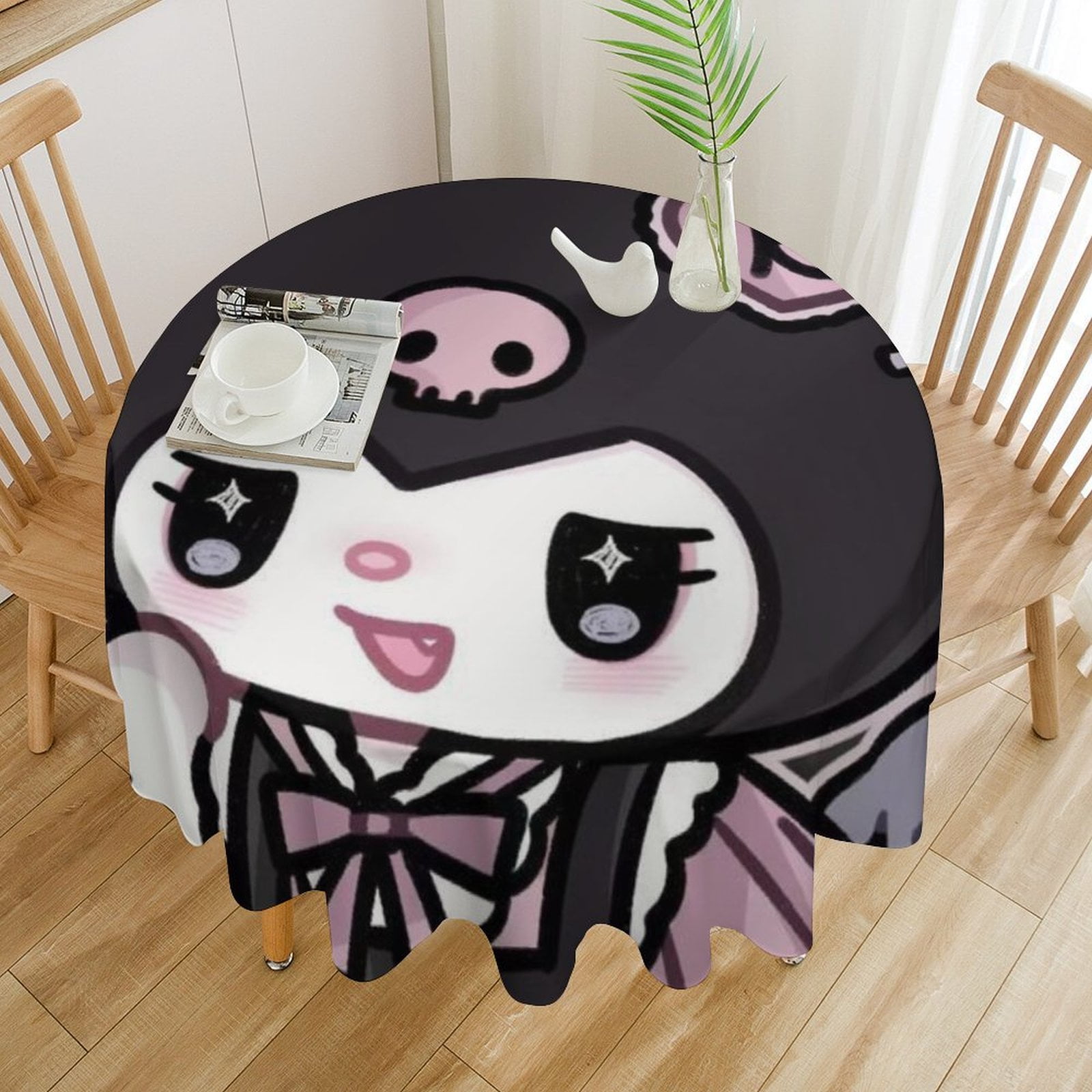 KUROMI Tablecloth Anime for Dining Table Picnic Gift 60x60in KUROMI ...