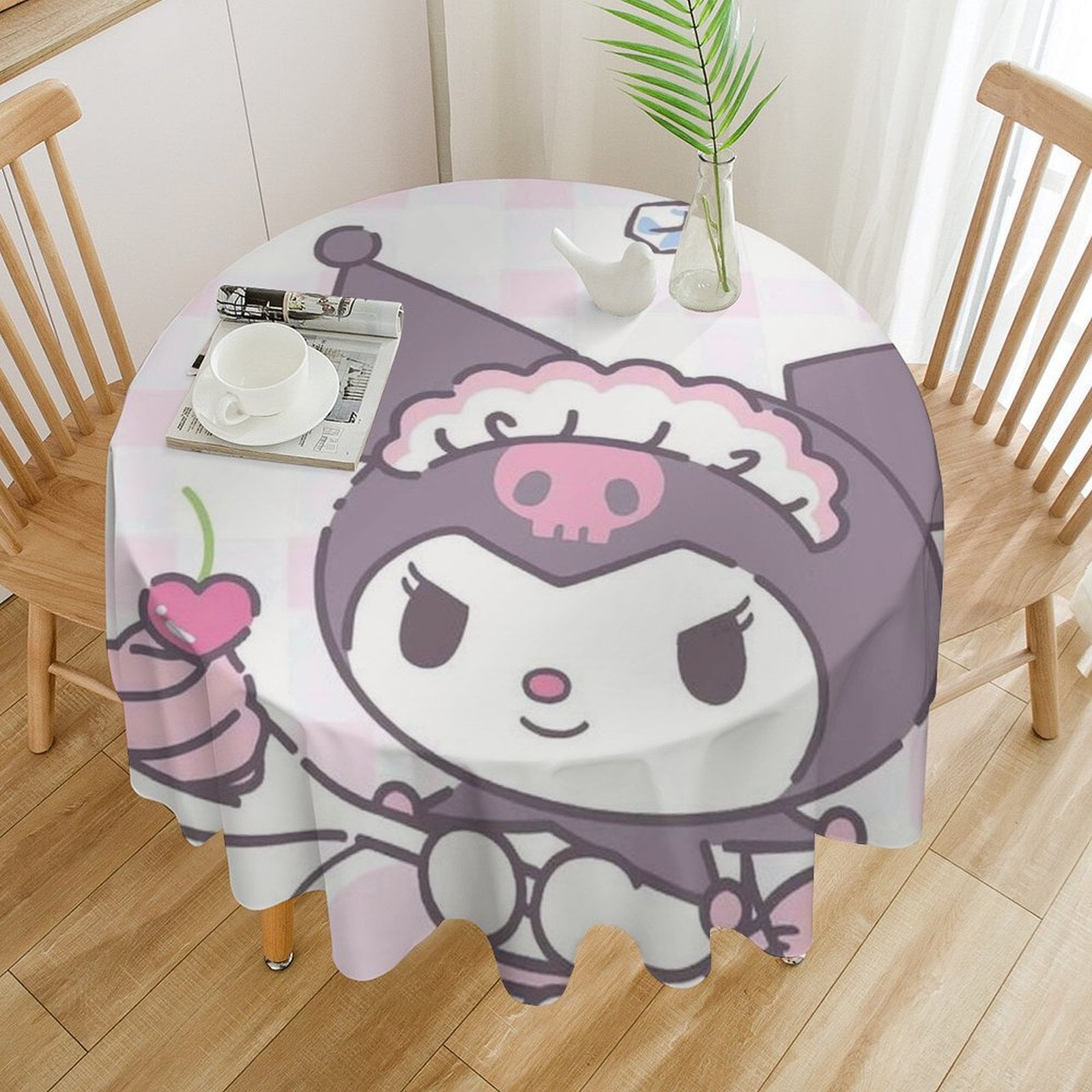 KUROMI Tablecloth Anime for Dining Table Picnic Gift 60x60in KUROMI ...