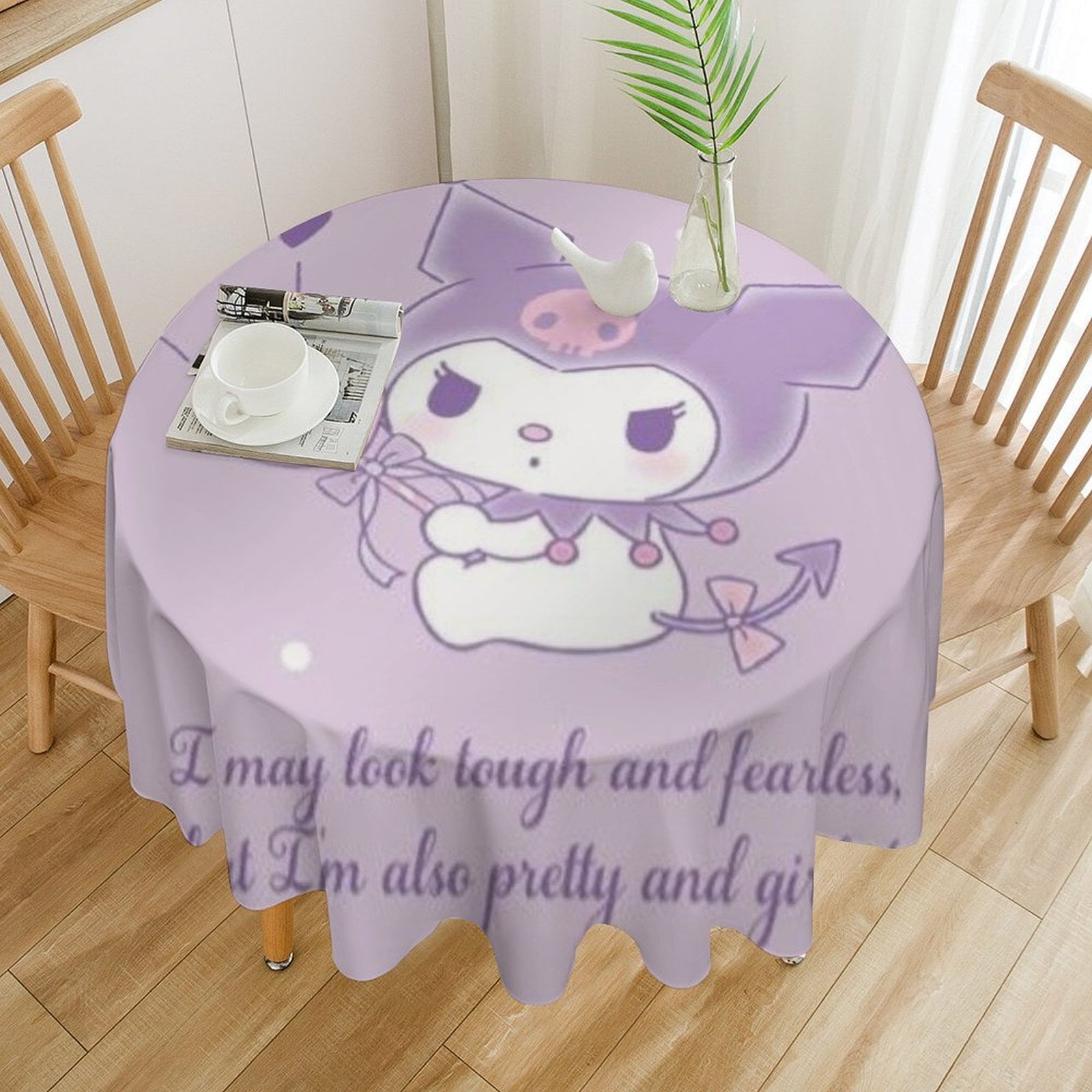 KUROMI Tablecloth Anime for Dining Table Picnic Gift 60x60in KUROMI ...