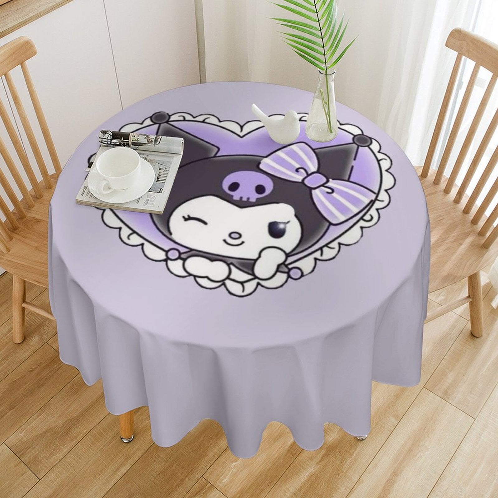 KUROMI Tablecloth Anime for Dining Table Picnic Gift 60x60in KUROMI ...