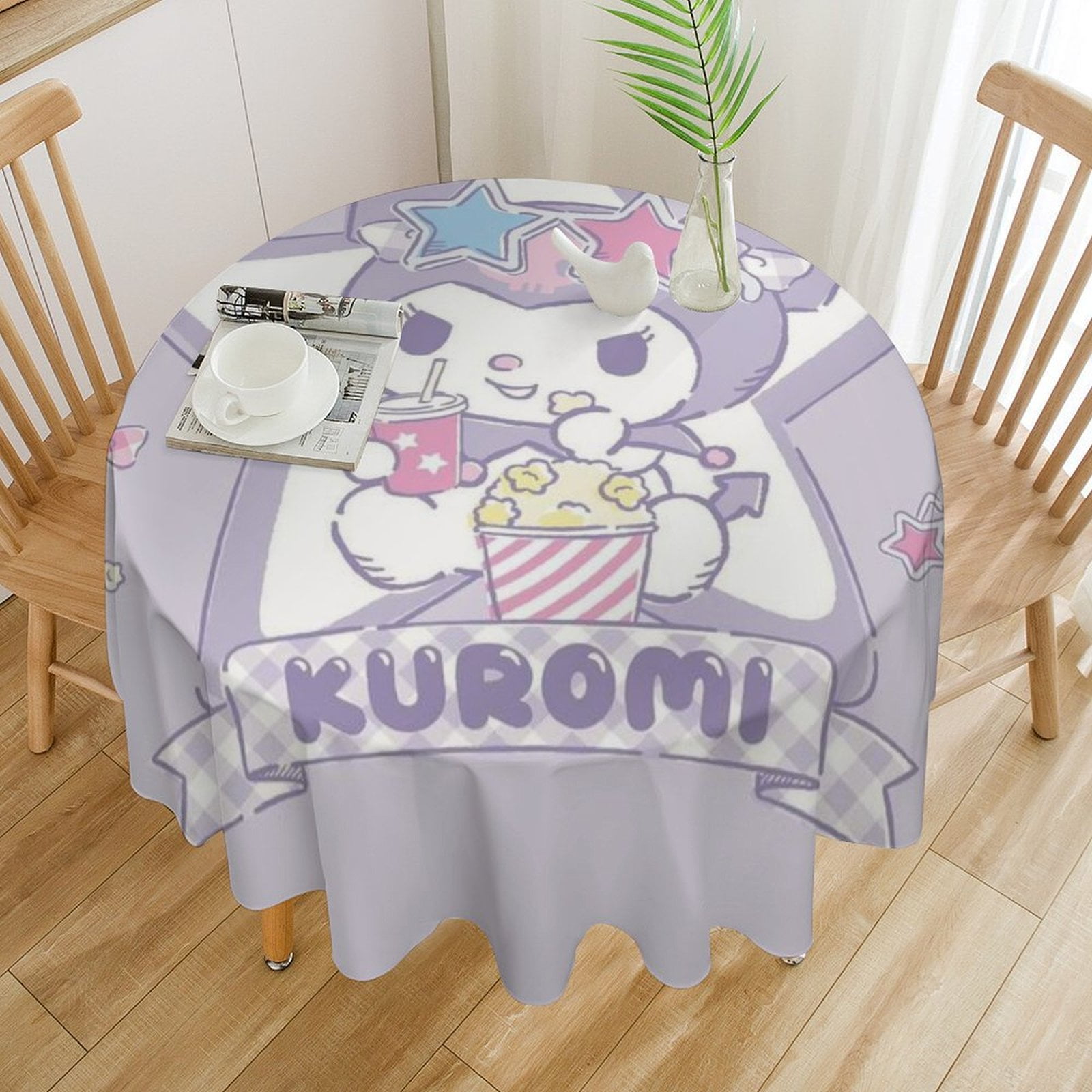 KUROMI Tablecloth Anime for Dining Table Picnic Gift 60x60in KUROMI ...