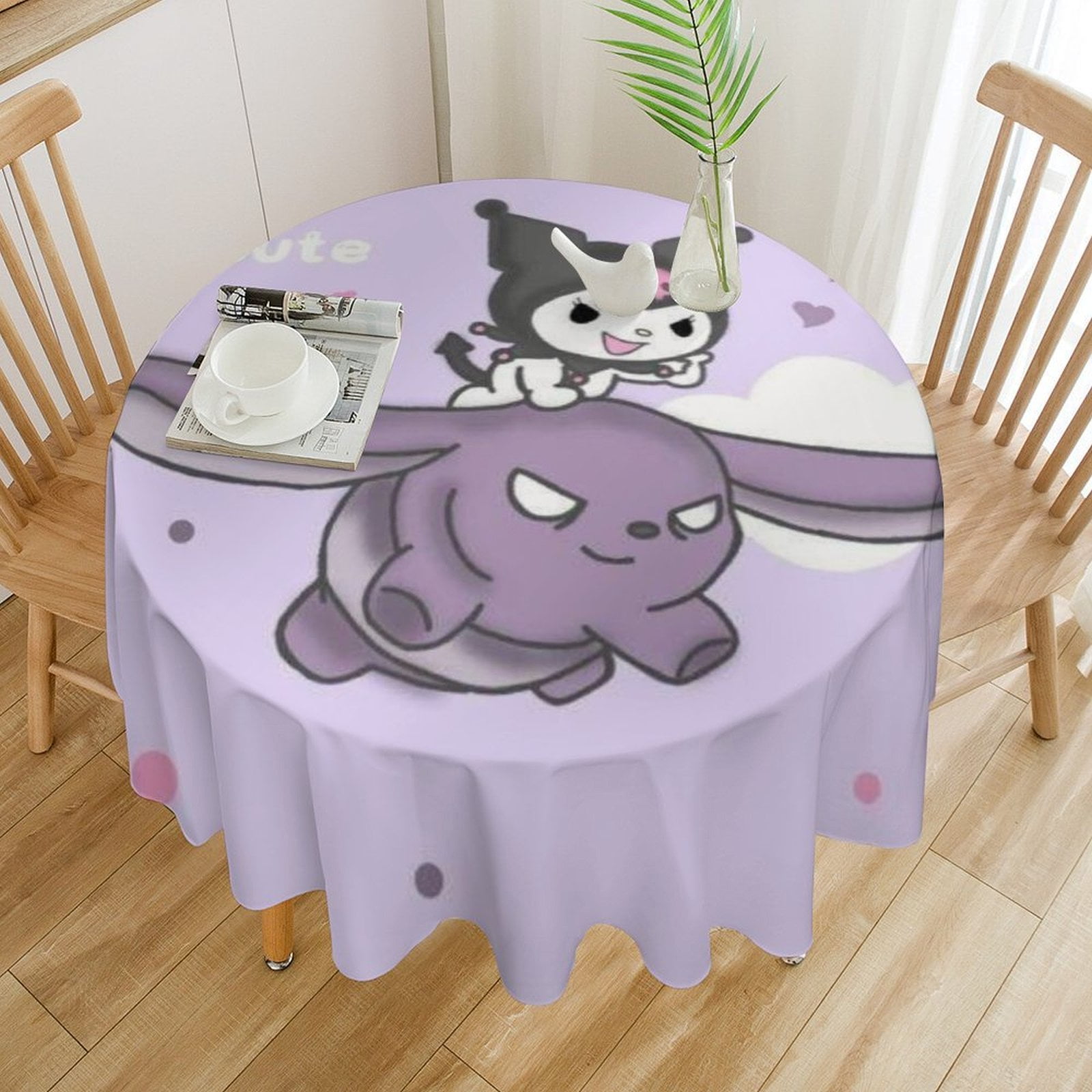 KUROMI Tablecloth Anime for Dining Table Picnic Gift 60x60in KUROMI ...