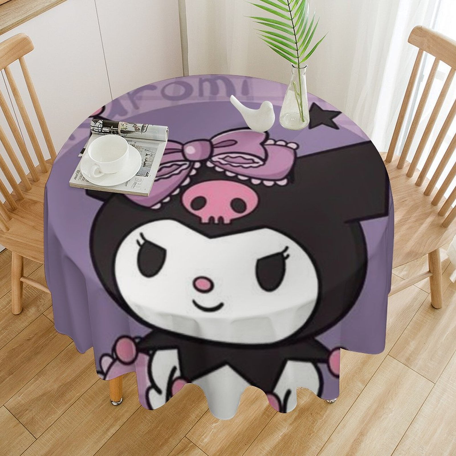 KUROMI Tablecloth Anime for Dining Table Picnic Gift 60x60in KUROMI ...